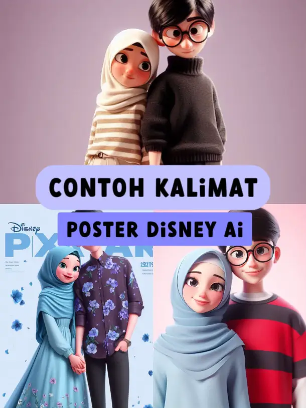 Contoh Kalimat Lengkap untuk Poster Disney AI | Galeri diposting oleh ...
