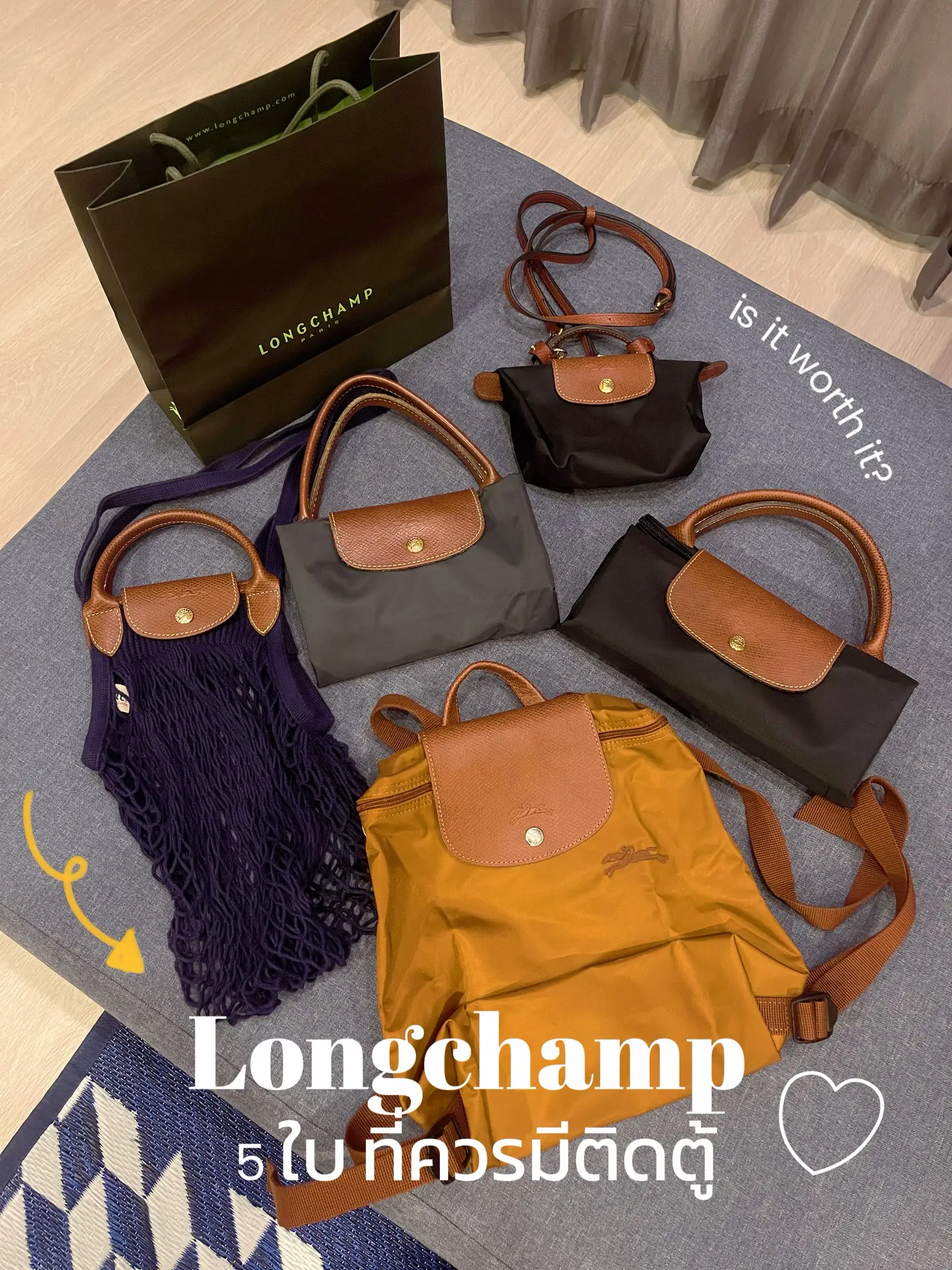 Review : Longchamp 5 ใบที่ควรมีติดตู้ | แกลเลอรีที่โพสต์โดย Tofu ☆ | Lemon8