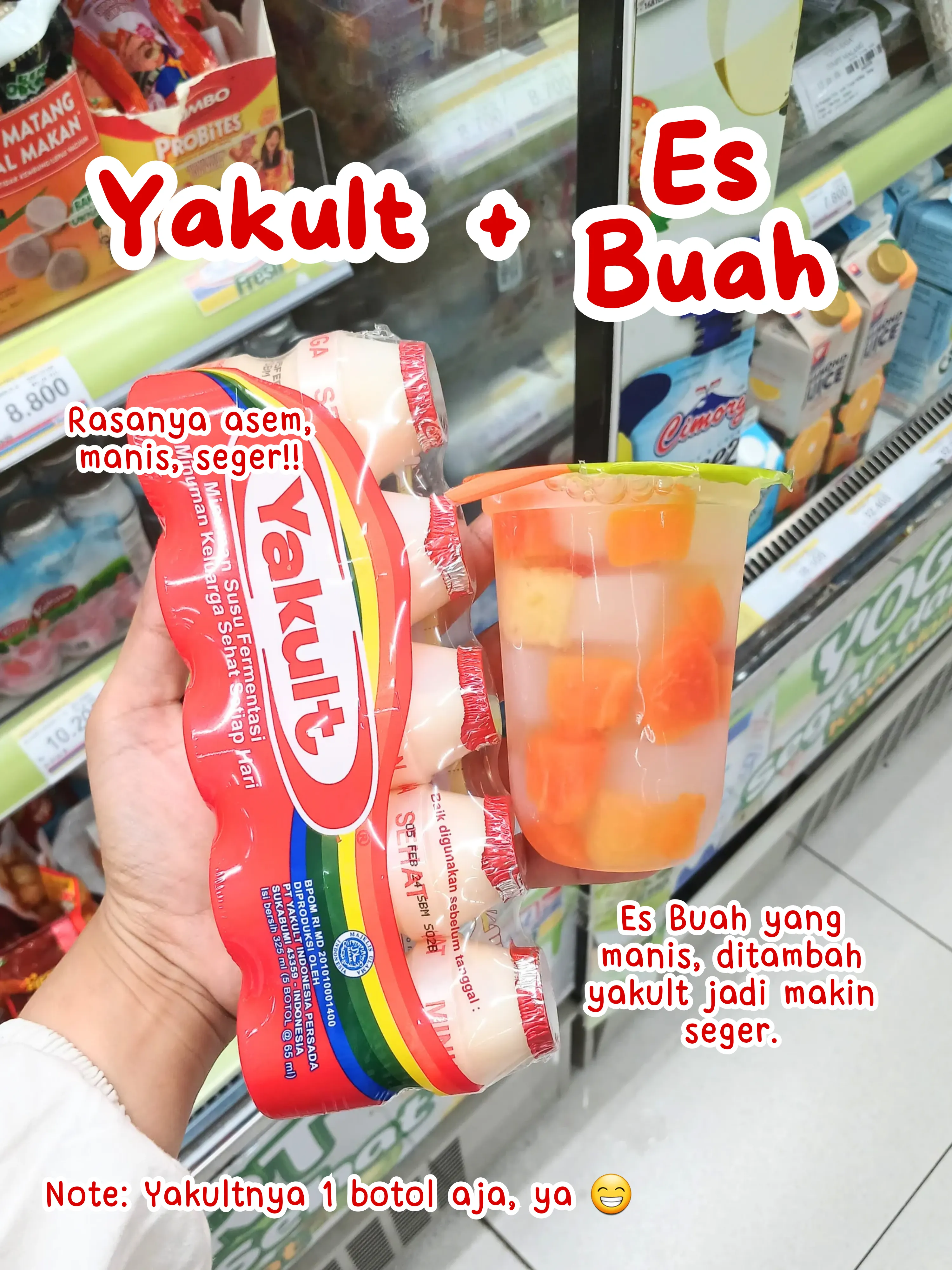 Kumpulan Resep Yakult Hacks 🍹 Seger Banget ️ | Galeri diposting oleh ...