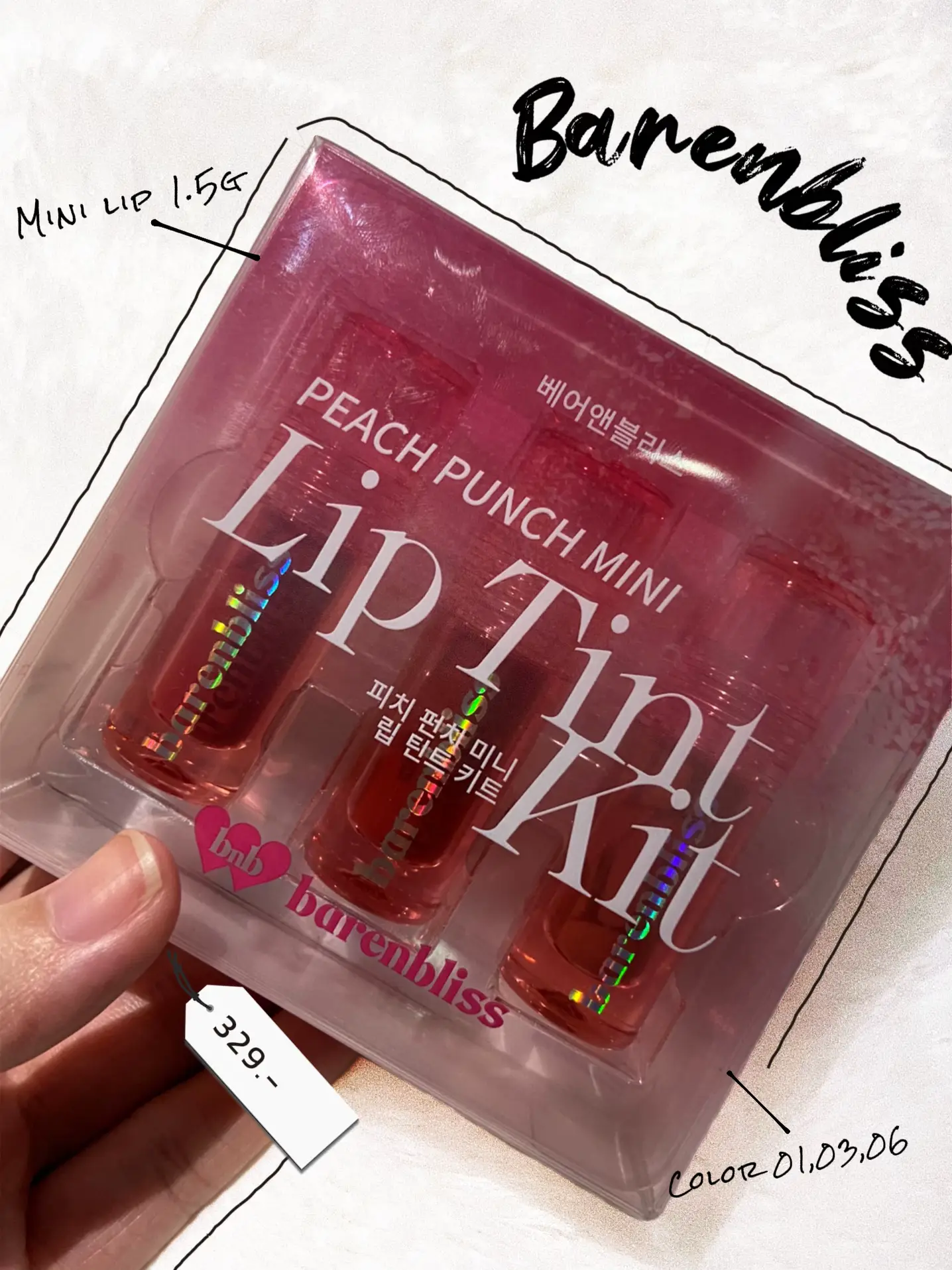 BRB: Mini Lip Tint Kit 👧🏻 | แกลเลอรีที่โพสต์โดย #CH | Lemon8
