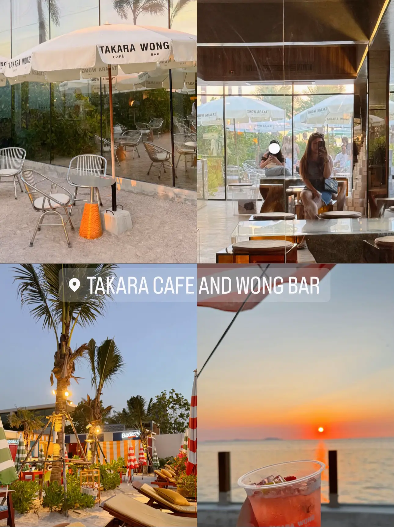 Takara cafe: คาเฟ่ริมทะเล บางแสนบางใจ | แกลเลอรีที่โพสต์โดย JJENNY W. 🦄 | Lemon8