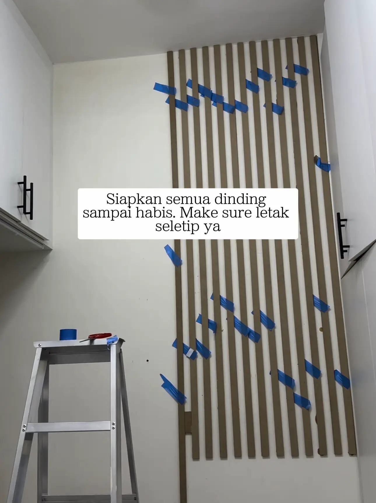DIY dinding kosong dengan pasang fluted wall | Galeri disiarkan oleh AD ...