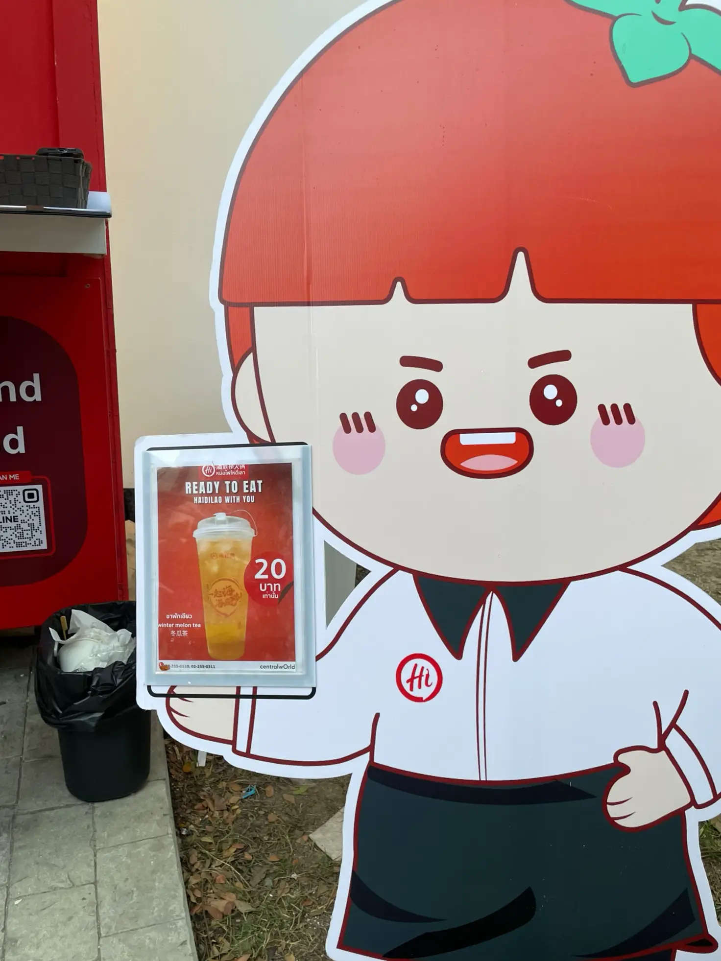 How to กิน haidilaoในราคา1แบงค์แดงมีถอน! 😱 | แกลเลอรีที่โพสต์โดย ppinsh | Lemon8