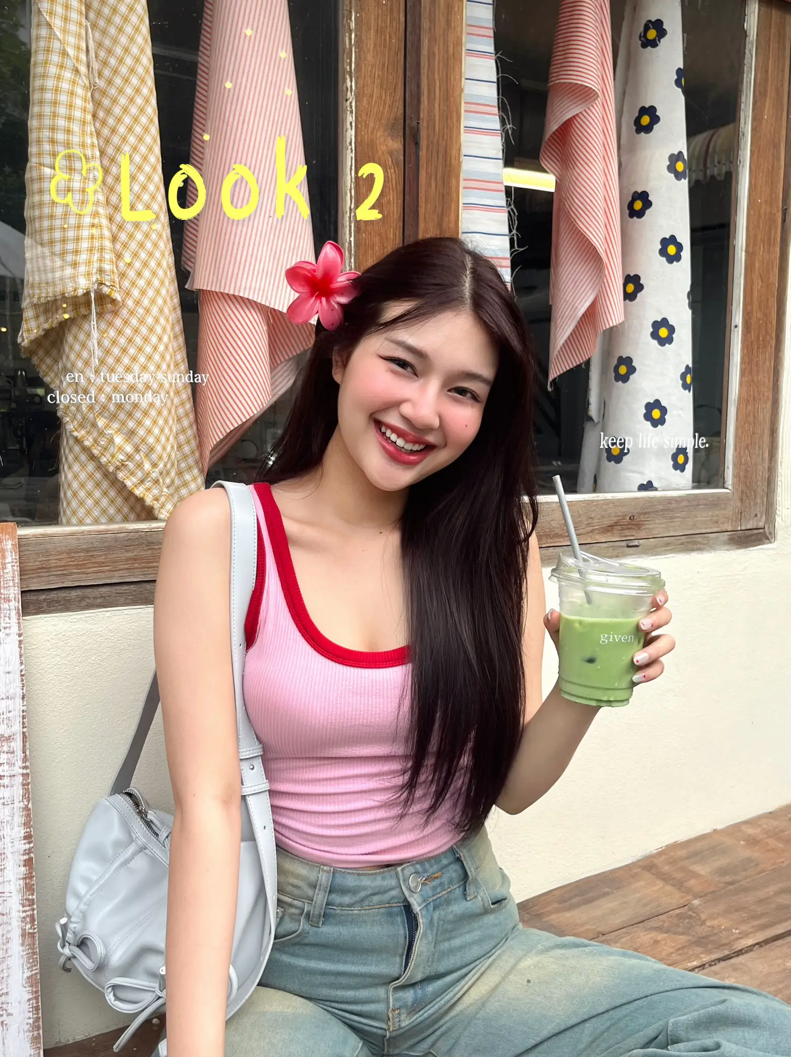 10 ลุค แต่งตัวไปคาเฟ่ ยังไงให้ดูแต่งตัวเป็น | แกลเลอรีที่โพสต์โดย Milk Pa Ty | Lemon8