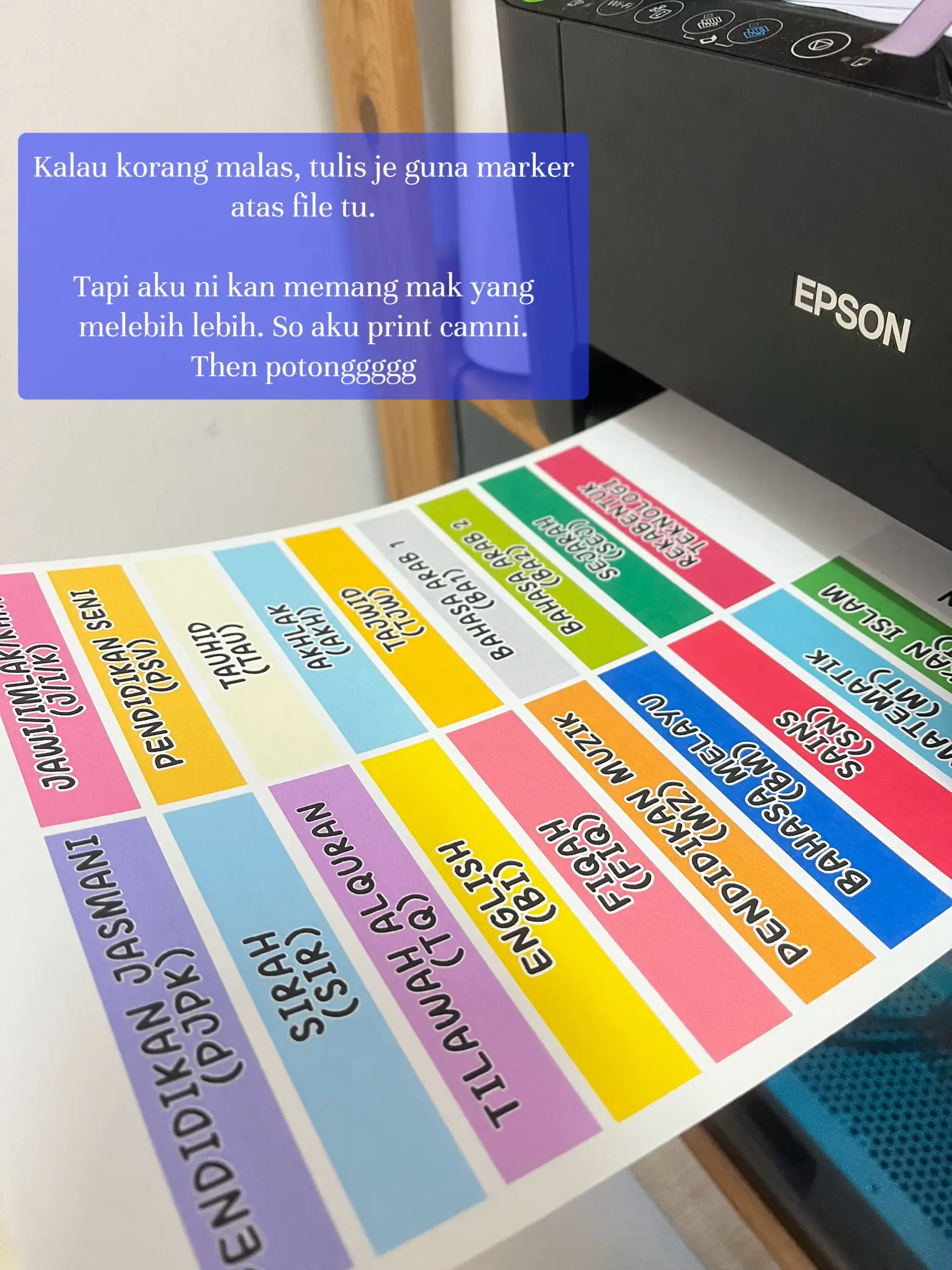 ORGANIZE BUKU SEKOLAH ANAK. LETAK DALAM FILE EASY‼️ | Galeri disiarkan ...