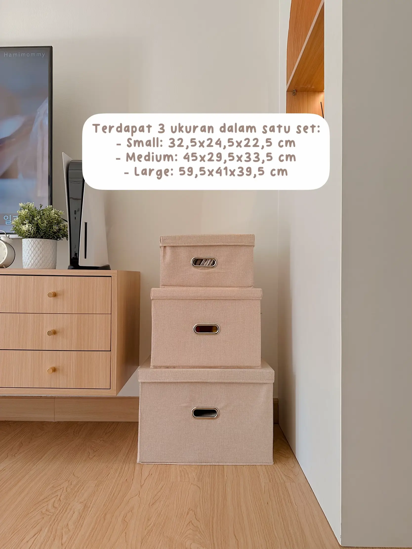 Foldable Storage Estetik dan Hemat Tempat! 😍 | Galeri diposting oleh ...