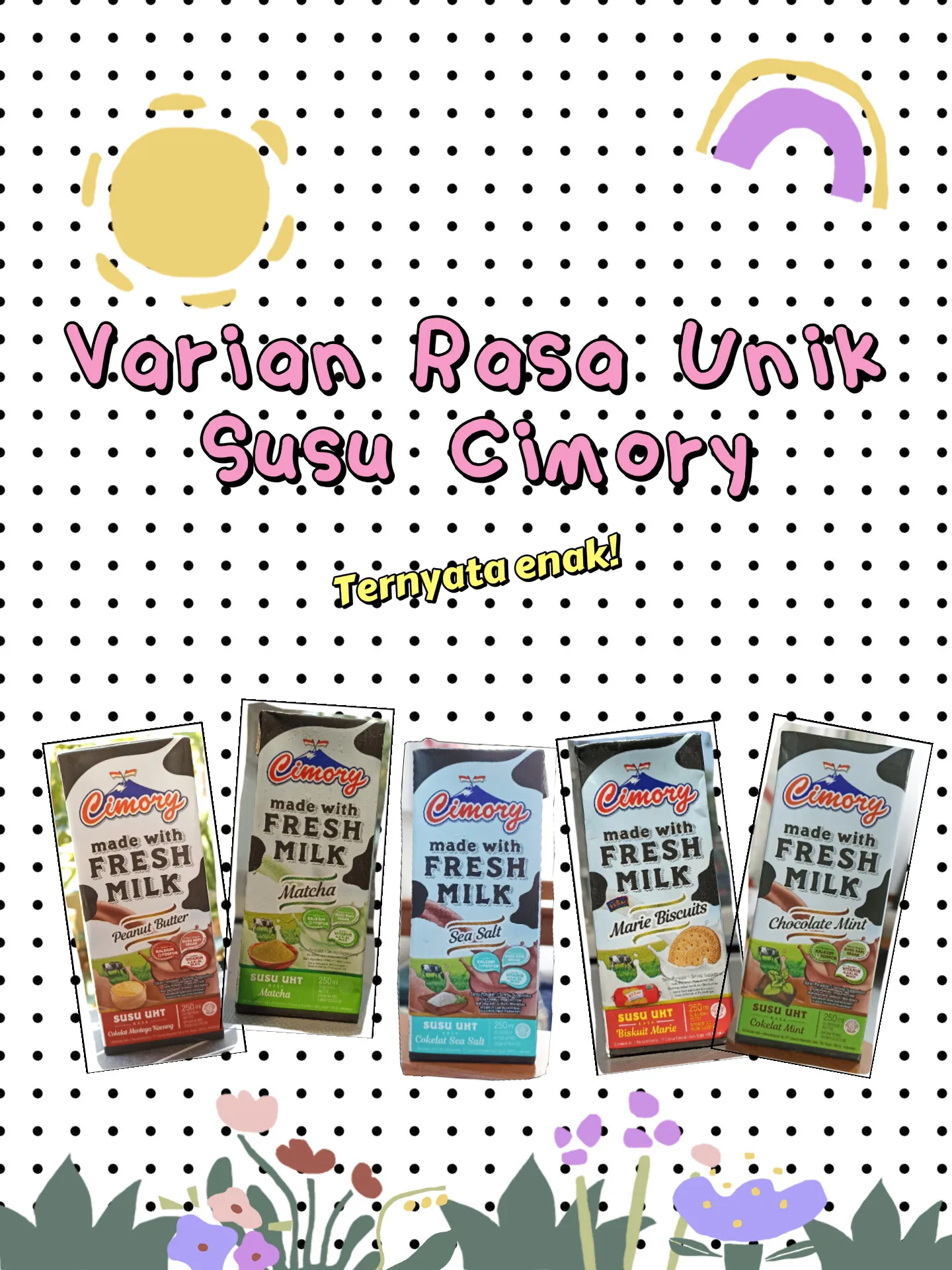Varian Rasa Unik Susu Cimory | Galeri diposting oleh Cerita Ibun | Lemon8