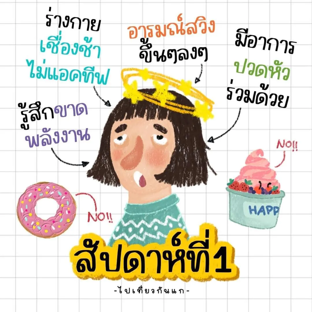 " ลองลดน้ำตาล 5 สัปดาห์ รับรองผอมลงเยอะคะ " | แกลเลอรีที่โพสต์โดย Longdo nunit | Lemon8