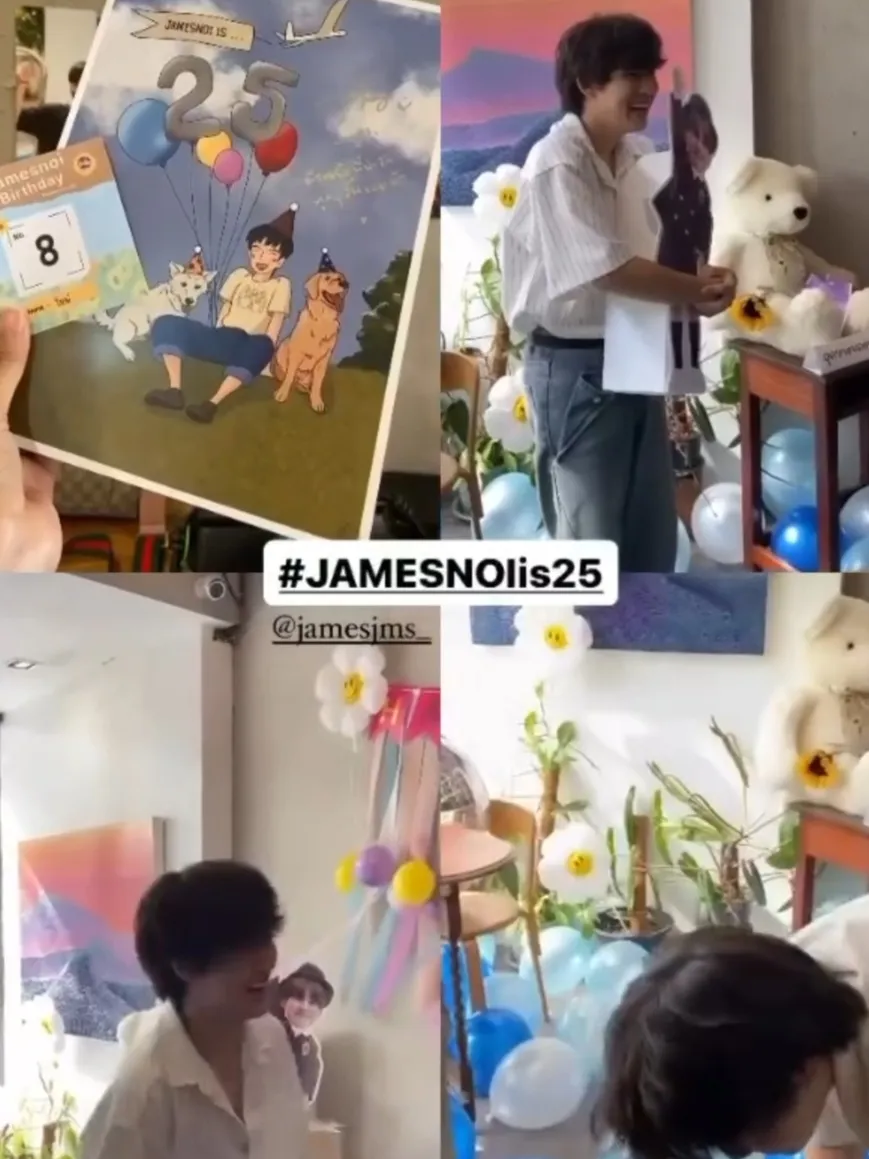 JAMES PURPEECH BIRTHDAY PROJECT 🩵 | แกลเลอรีที่โพสต์โดย BARLEKLEK | Lemon8