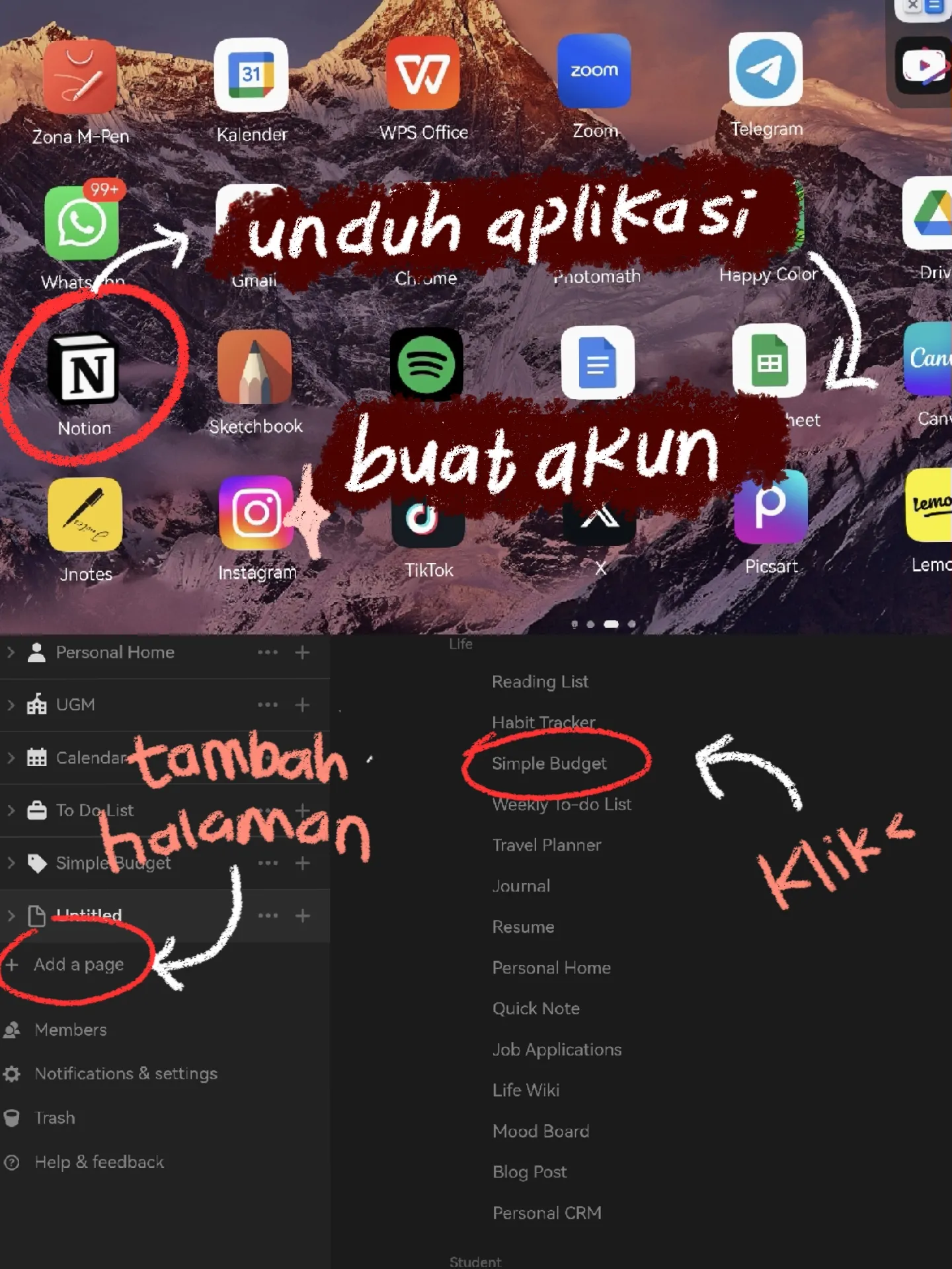TIPS ATUR KEUANGAN DI NOTION💸💢 | Galeri diposting oleh ᧁꫀꫀꪀꪖꪖ ᠻꪖᦔꫝ 🦑 | Lemon8