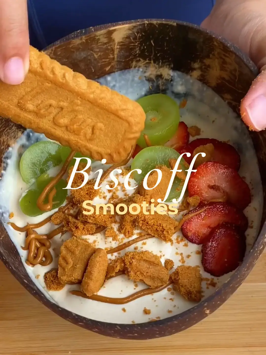 Biscoff smooties | วิดีโอที่เผยแพร่โดย Namkhingisis | Lemon8