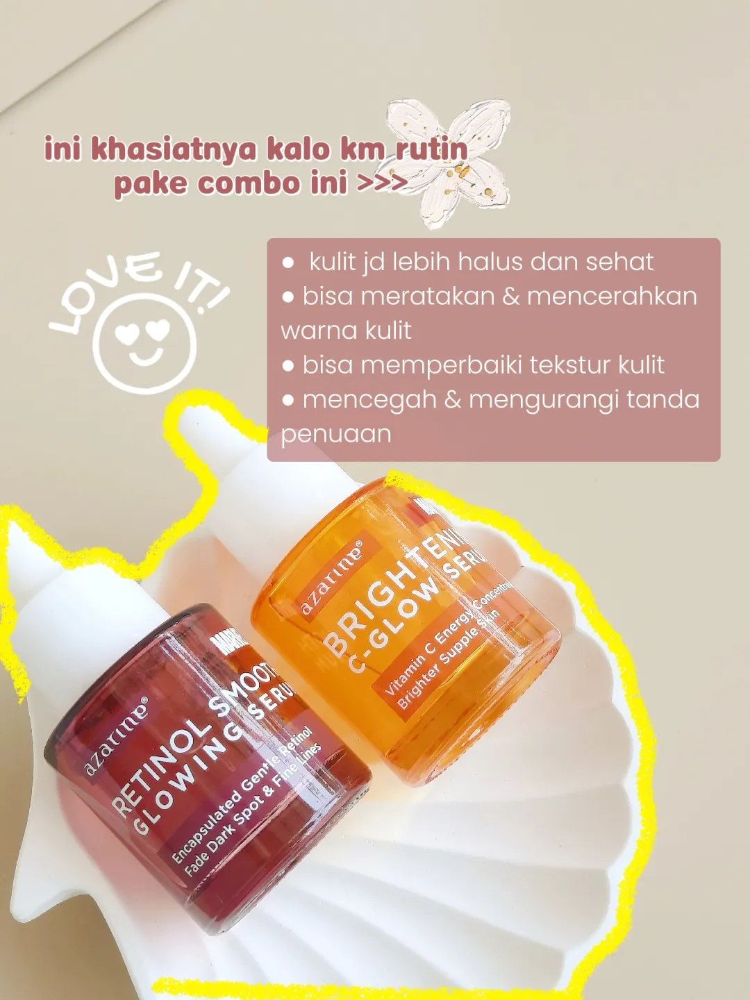 BEST COMBO biar ga cepet tua!! | Galeri diposting oleh shabrina𓍢ִ໋🌷͙ | Lemon8