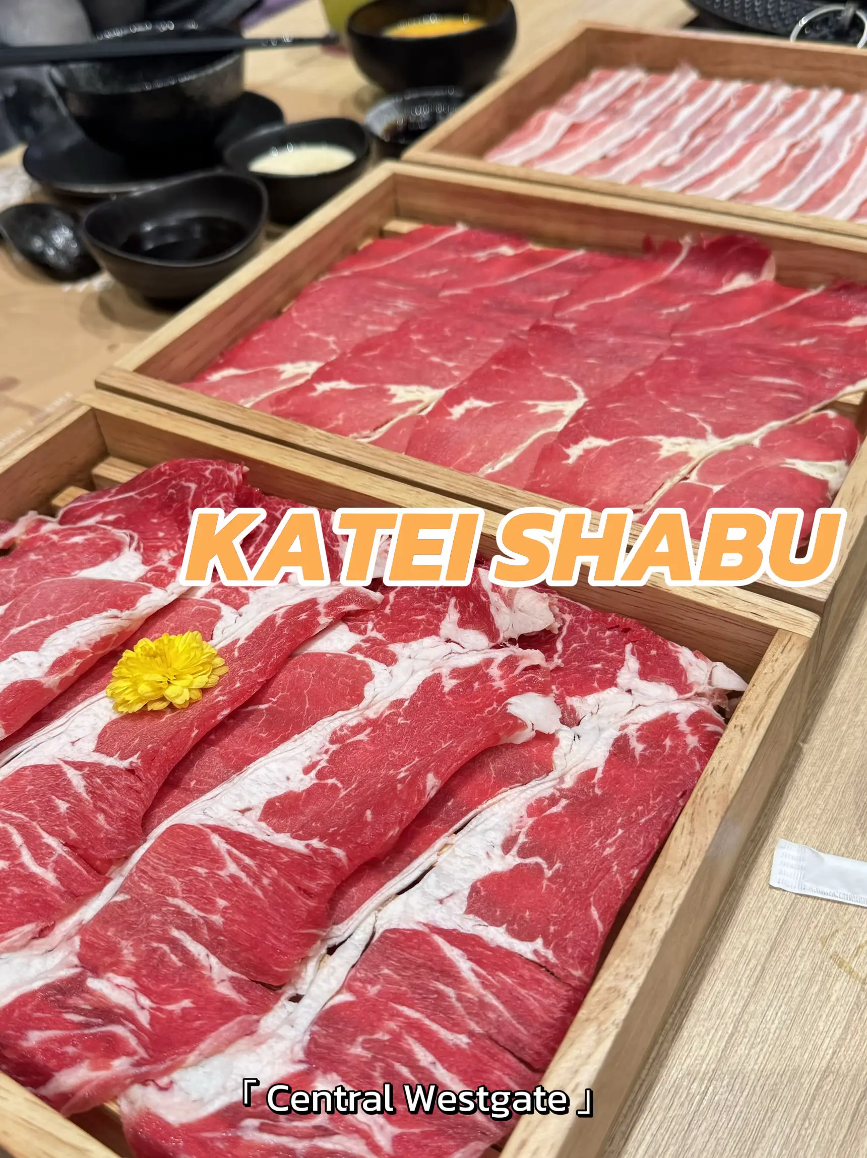 Katei Shabu เนื้อวากิว โฮตาเตะซาชิมิ ไอศครีมฮาเก้นดาส🫠🤩😍 | แกลเลอรีที่ ...