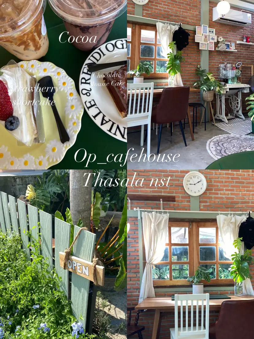 ⭐️ Cafe Nakhon si : (Op_cafehouse 🏡)☕️ | แกลเลอรีที่โพสต์โดย 🐱 | Lemon8