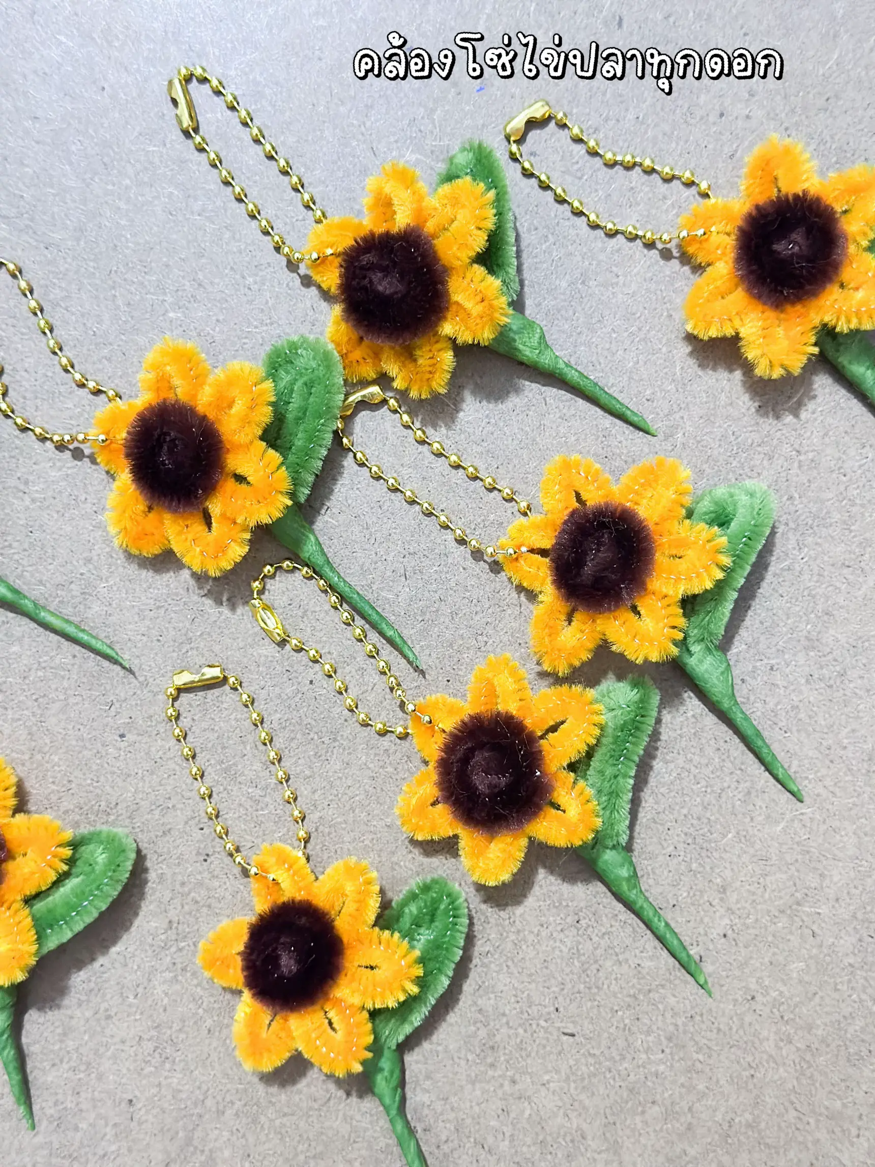 Diy พวงกุญแจจิ๋วจากลวดกำมะหยี่ 🌻 แกลเลอรีที่โพสต์โดย Jajahh Lemon8