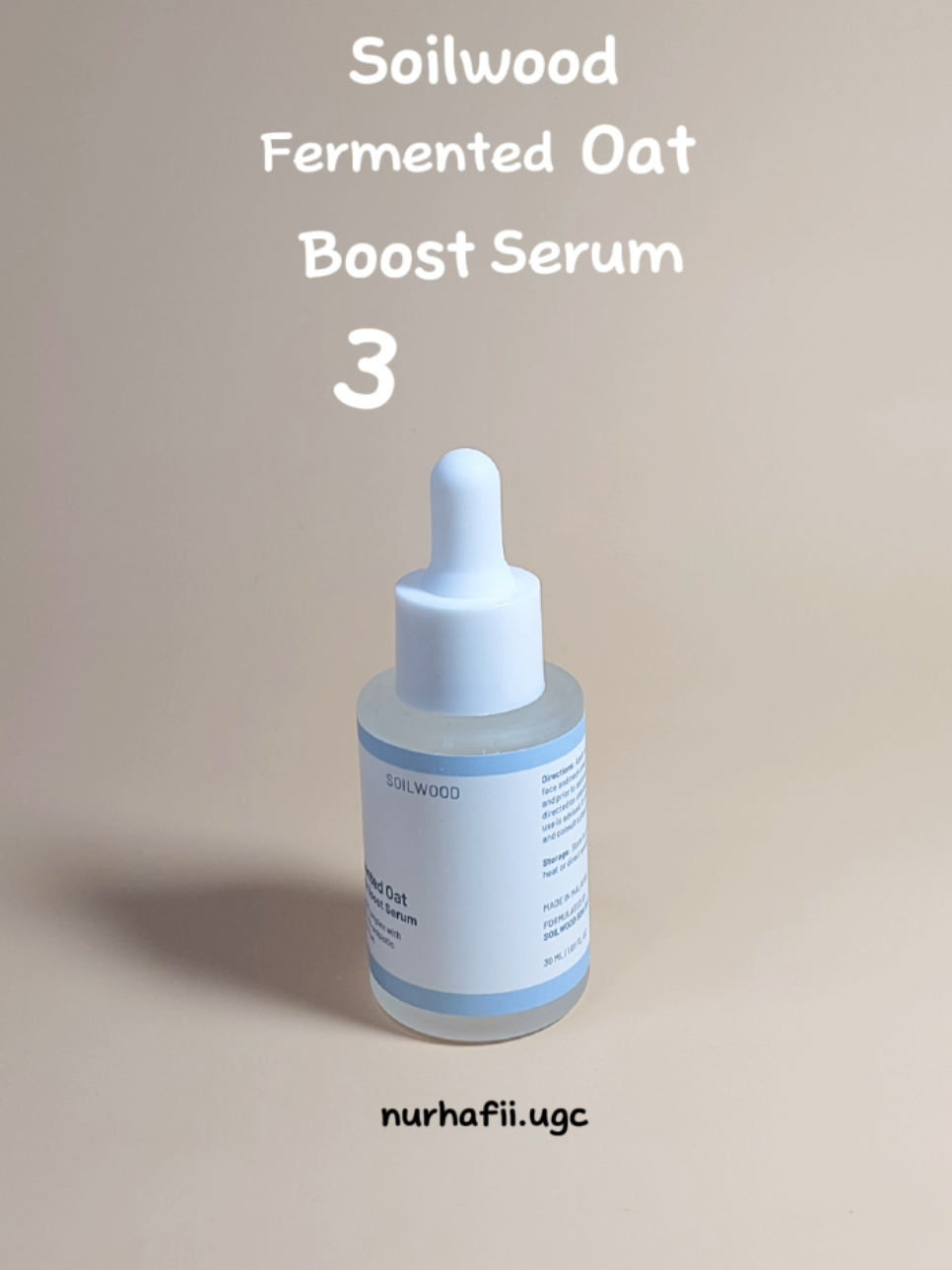 Soilwood oat serum | Video diterbitkan oleh NotHafi☆ミ | Lemon8