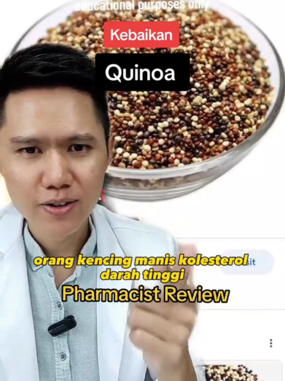 Kencing Manis,Kolesterol dan Darah Tinggi blh try | Video diterbitkan oleh Pharmacist_Gen | Lemon8