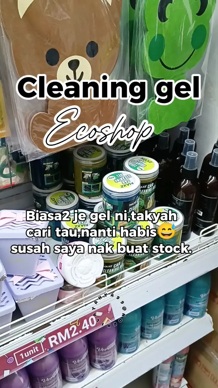 Cleaning gel ecoshop | Video diterbitkan oleh Normila Yahya | Lemon8
