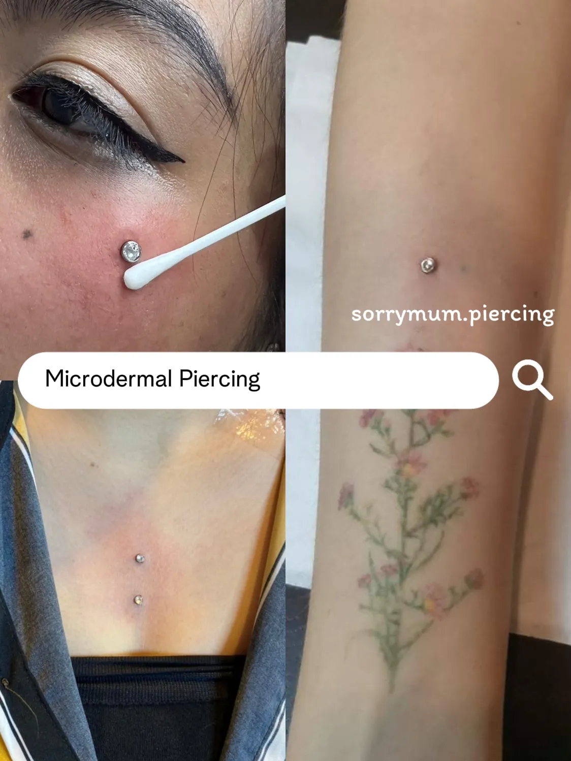 Microdermal Piercing | แกลเลอรีที่โพสต์โดย srymum.piercing | Lemon8