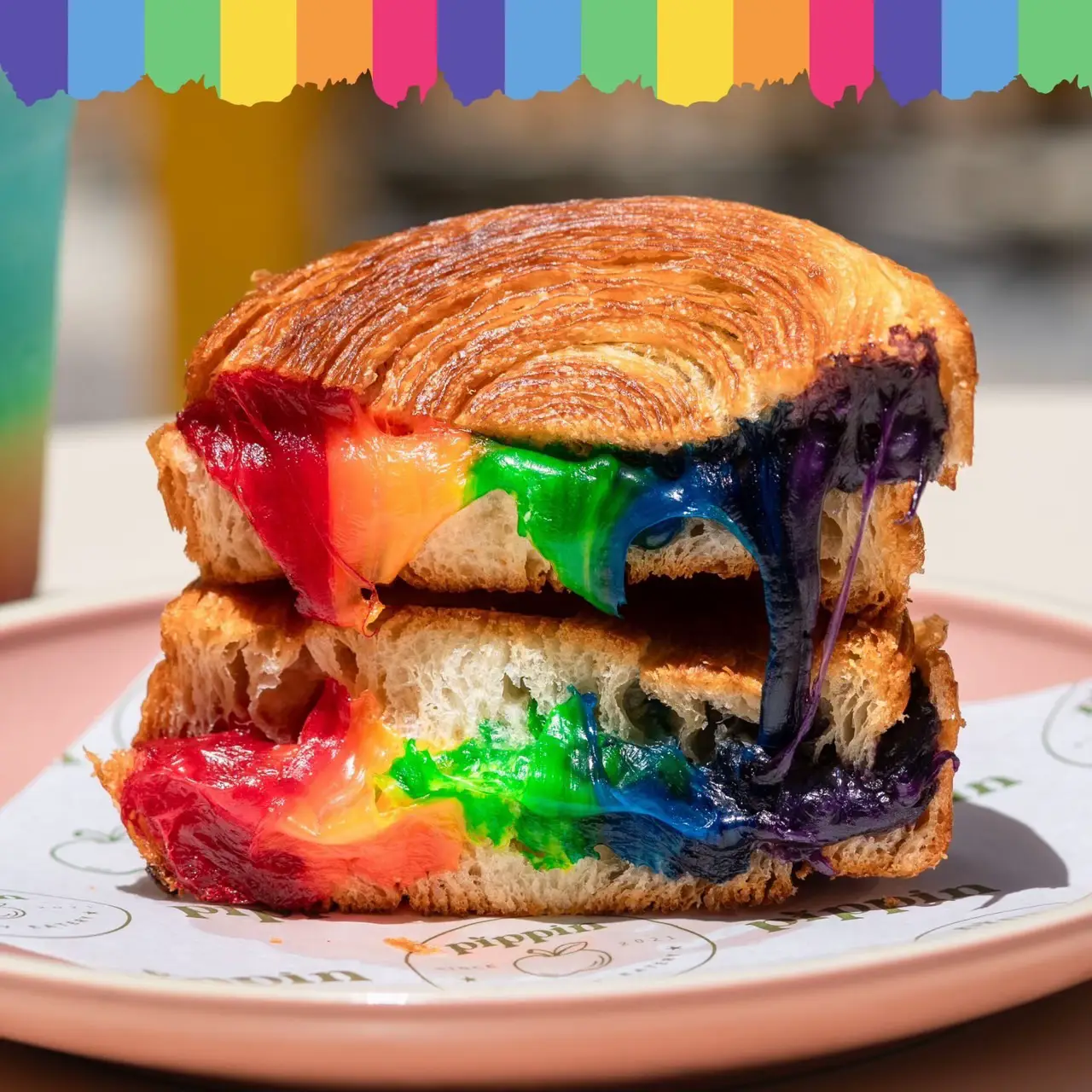 รีวิวเมนู PRIDE🏳️‍🌈 ขนมสำหรับสายทำคอนเทนต์ 😍 | แกลเลอรีที่โพสต์โดย knan.apsr | Lemon8