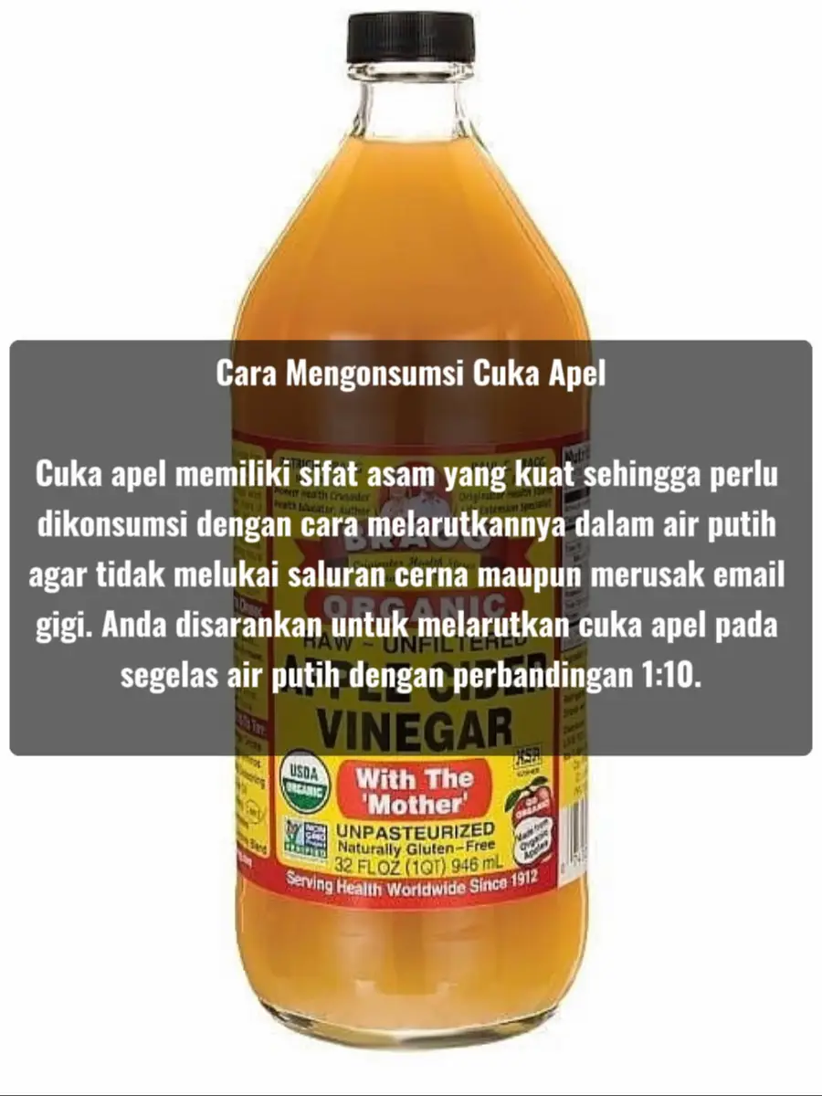MANFAAT KONSUMSI 1 SENDOK CUKA APEL TIAP HARI | Galeri diposting oleh ...
