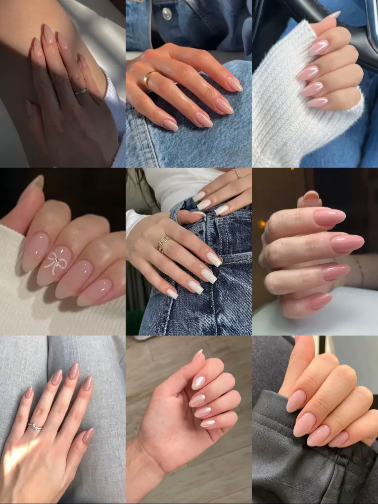 Clean girl nails โทนเล็บสีสุภาพ 💅🏼 😍 | แกลเลอรีที่โพสต์โดย rotmarry ...