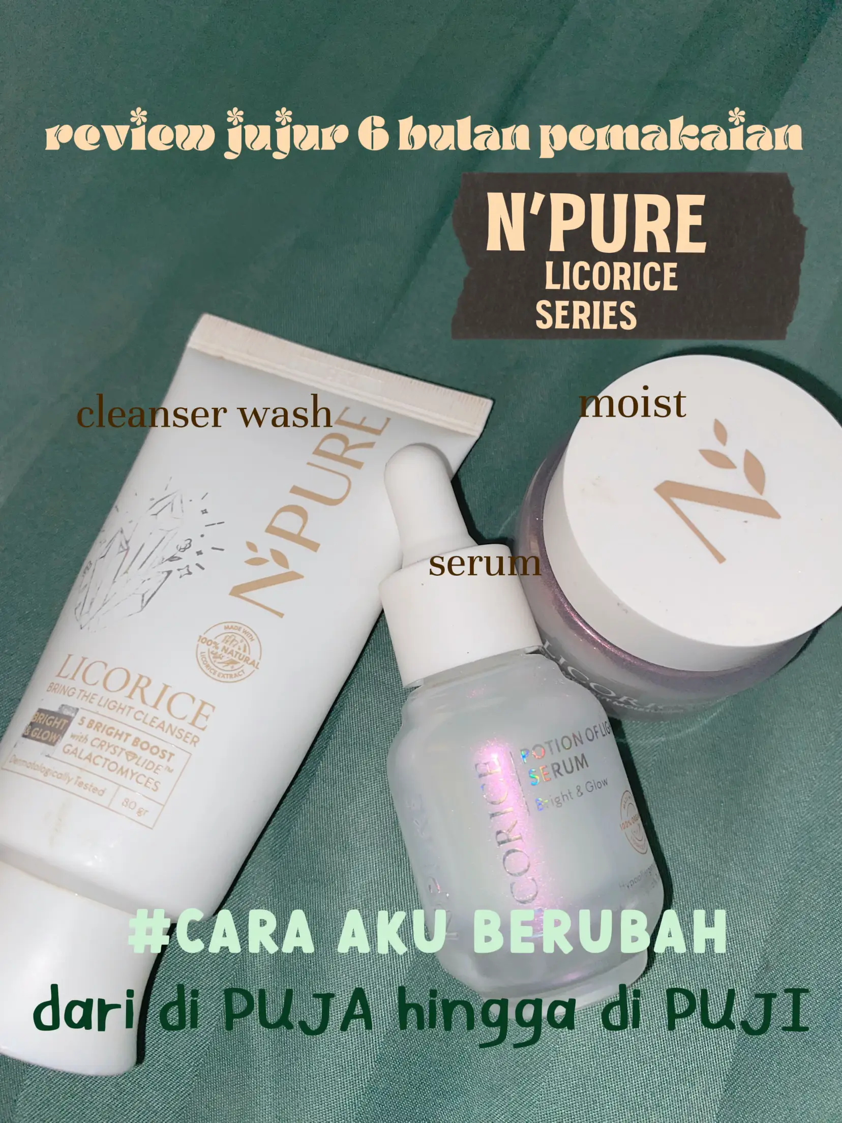 npure licorice series | Galeri diposting oleh faradisse | Lemon8