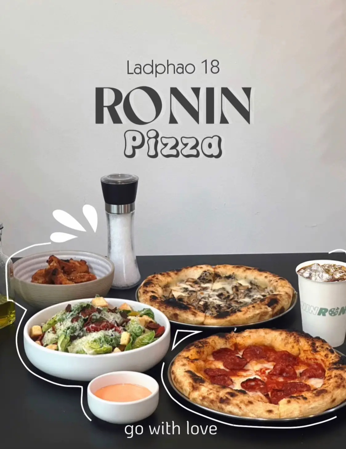 RONIN PIZZA 🍕 ร้านพิซซ่าแป้งสดย่านลาดพร้าว 🍕🧀 | แกลเลอรีที่โพสต์โดย Fai ...