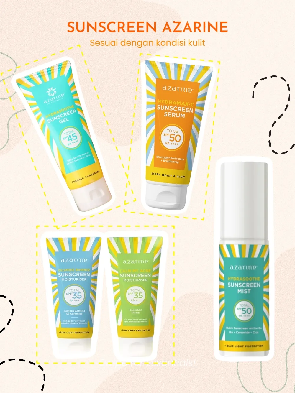 Yuk pilih Sunscreen Azarine sesuai kondisi Kulit 😊 | Gallery posted by ...