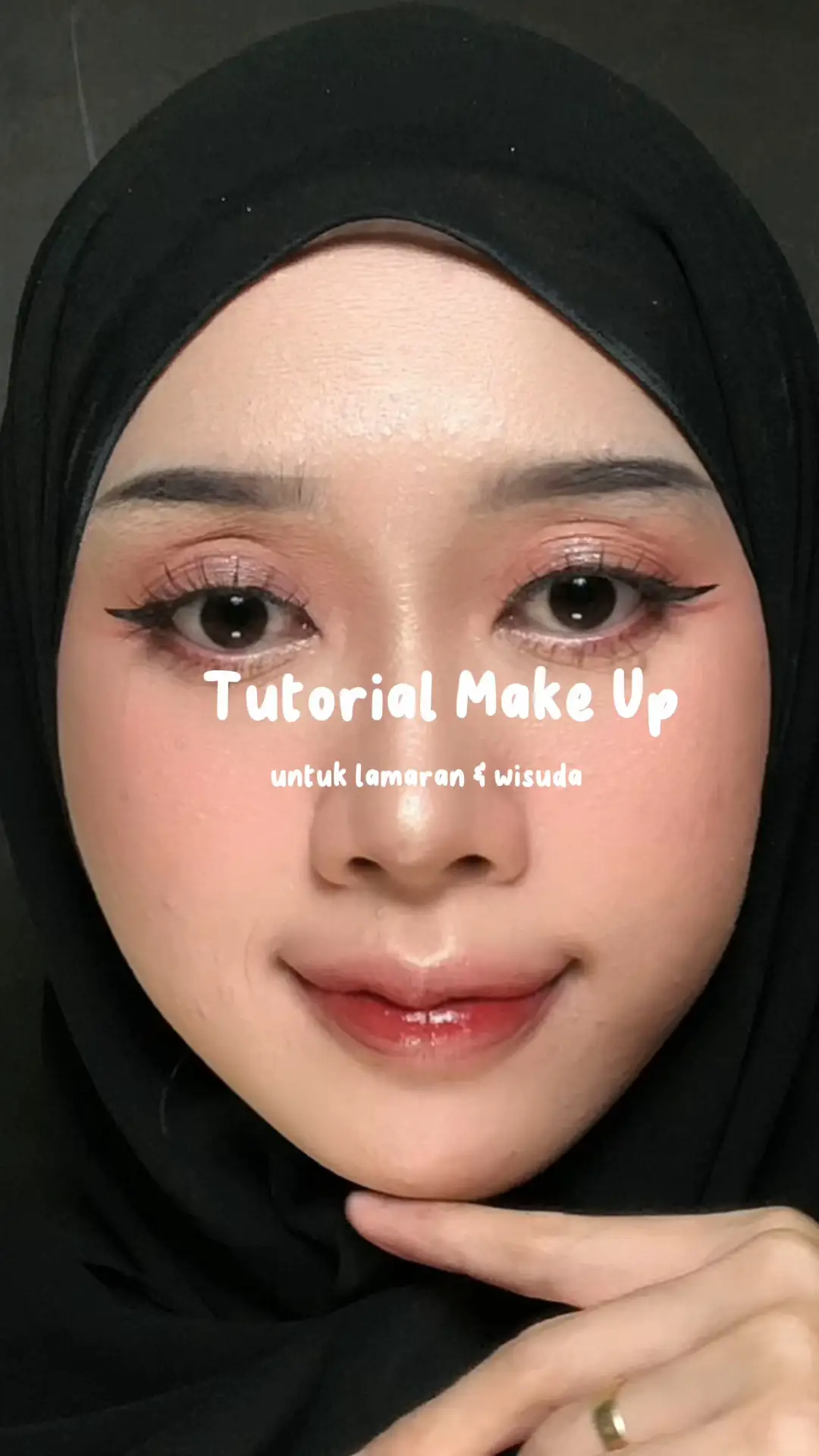 Tutorial Makeup Natural Dan Hijab Style Untuk Pesta Atau Wisuda | Saubhaya Makeup