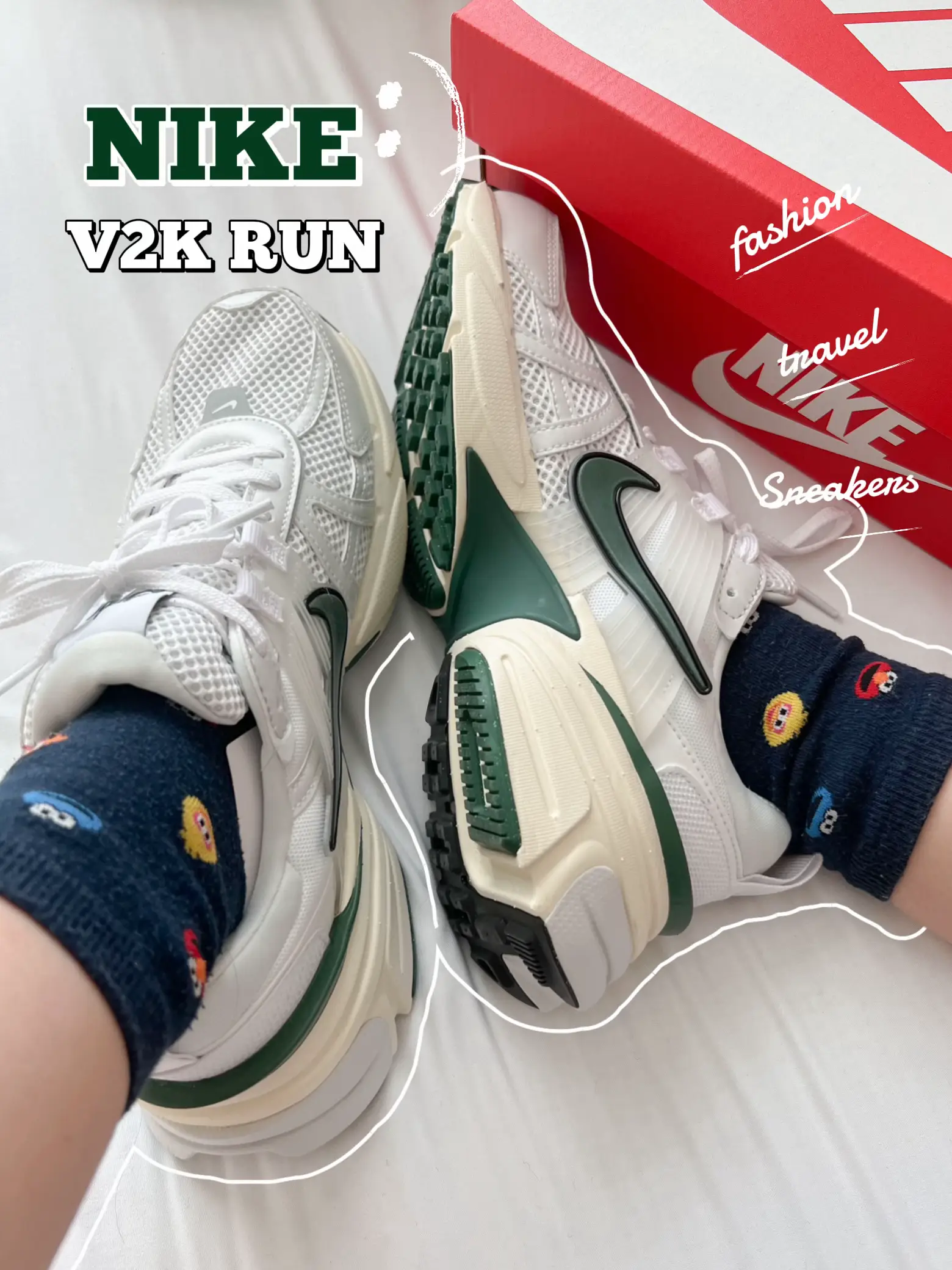 รีบซื้อก่อนจะฮิต รองเท้า NIKE V2K RUN 💚 | แกลเลอรีที่โพสต์โดย SANDEE ...