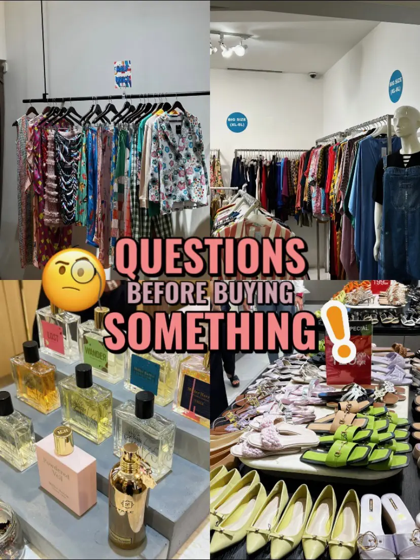 QUESTIONS BEFORE BUYING SOMETHING!🤨 | Galeri diposting oleh NADYSHA | Lemon8