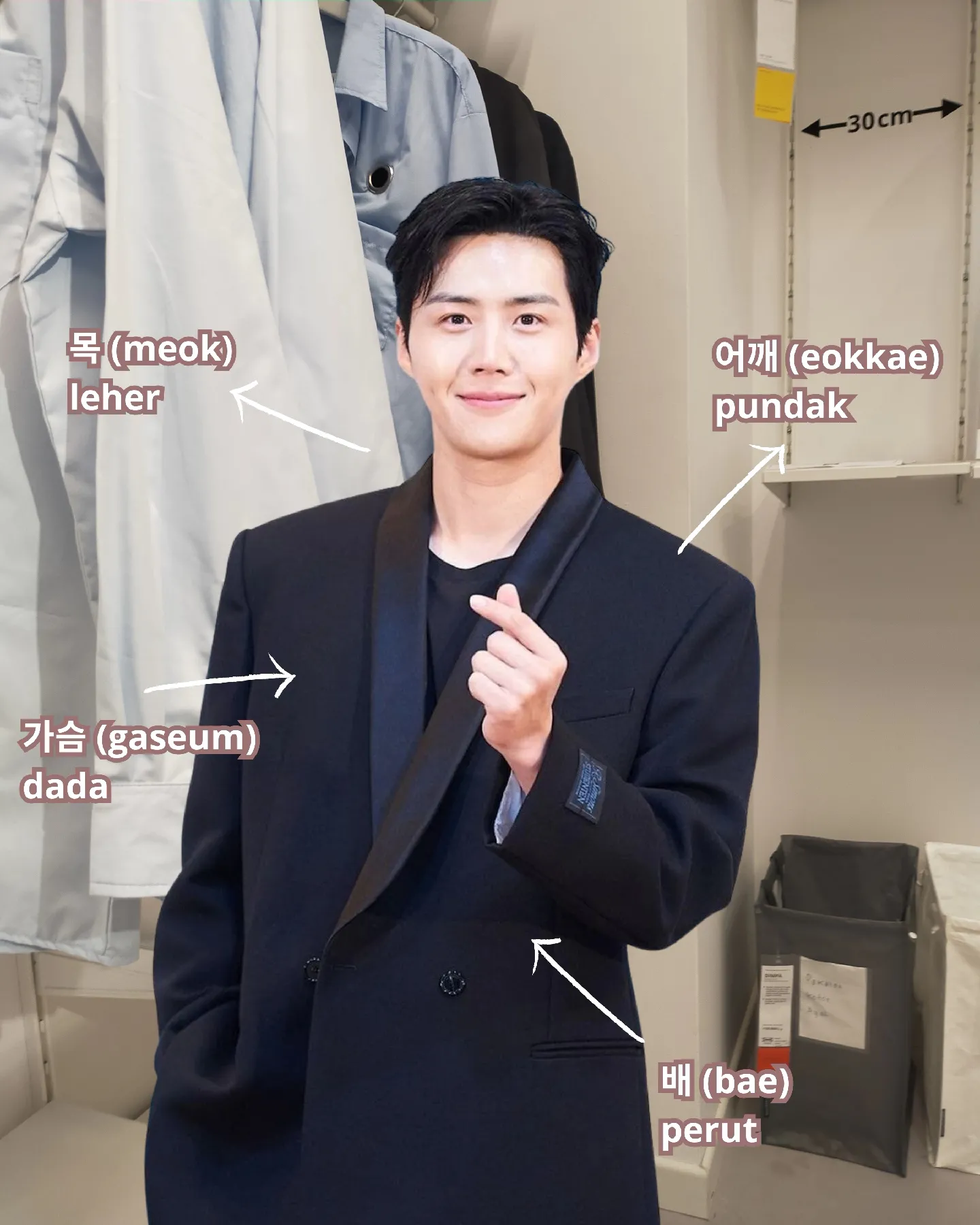 BAGIAN BADAN DALAM BAHASA KOREA 🇰🇷 | Galeri diposting oleh Hwa n Seoul | Lemon8