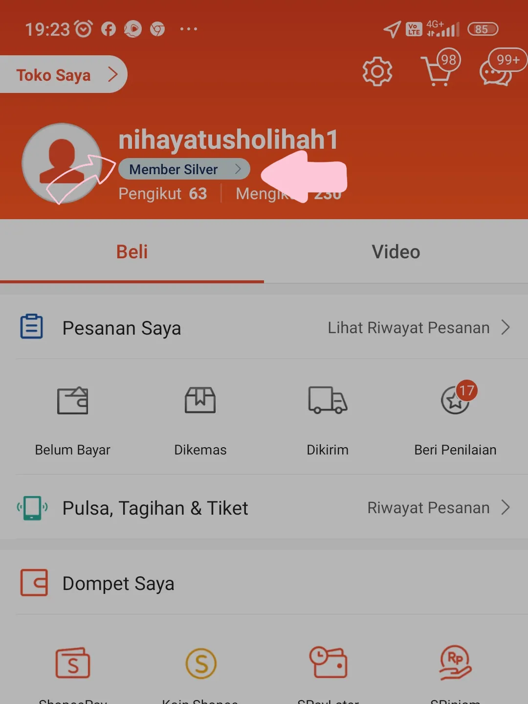 ini dia salah satu fitur tersembunyi di Shopee 😍 | Galeri diposting ...
