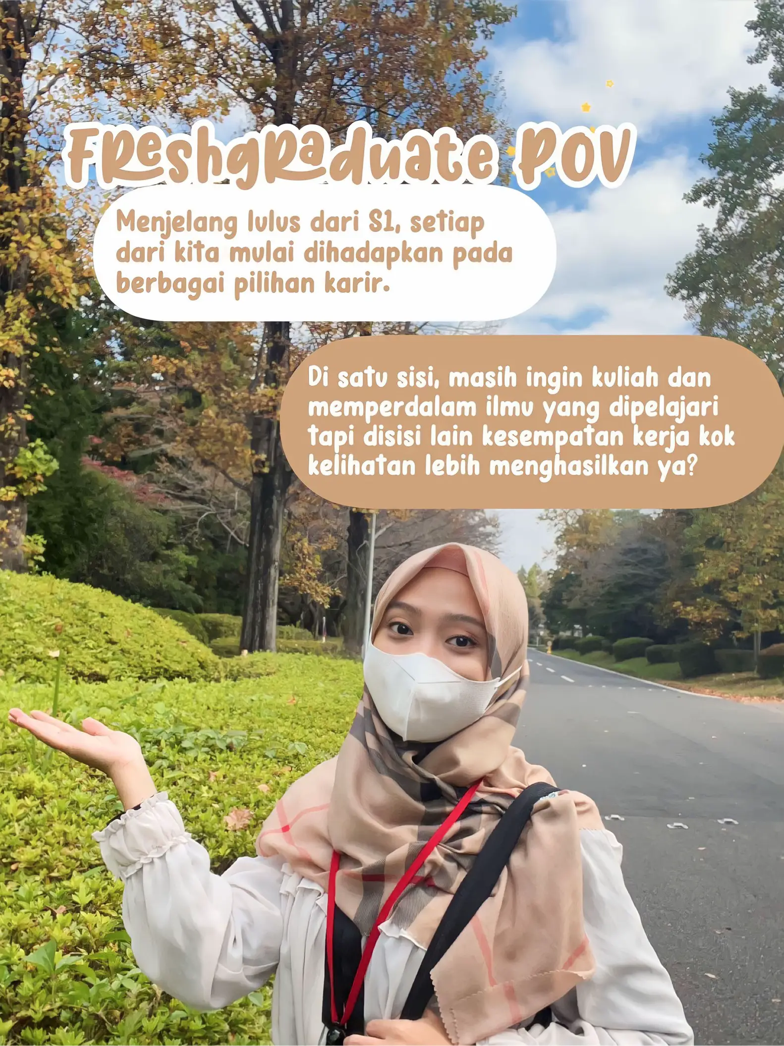 FRESHGRADUATE SERIES: LANGSUNG APPLY S2 OR KERJA? | แกลเลอรีที่โพสต์โดย Ratih Hanami 🌸 | Lemon8