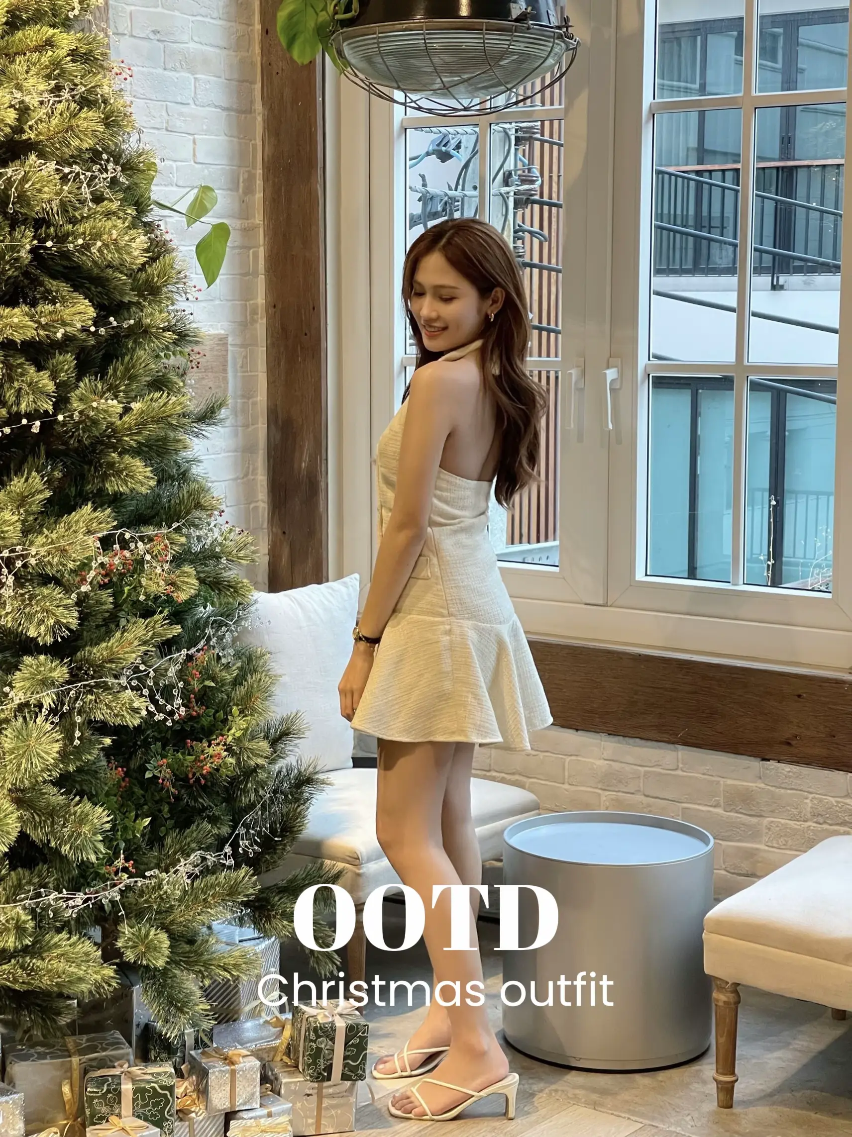 OOTD Christmas ไอเดียแต่งตัวสีขาวลูกคุณ ช่วงคริสต์มาส | แกลเลอรีที่โพสต์โดย pangkatch♡ | Lemon8
