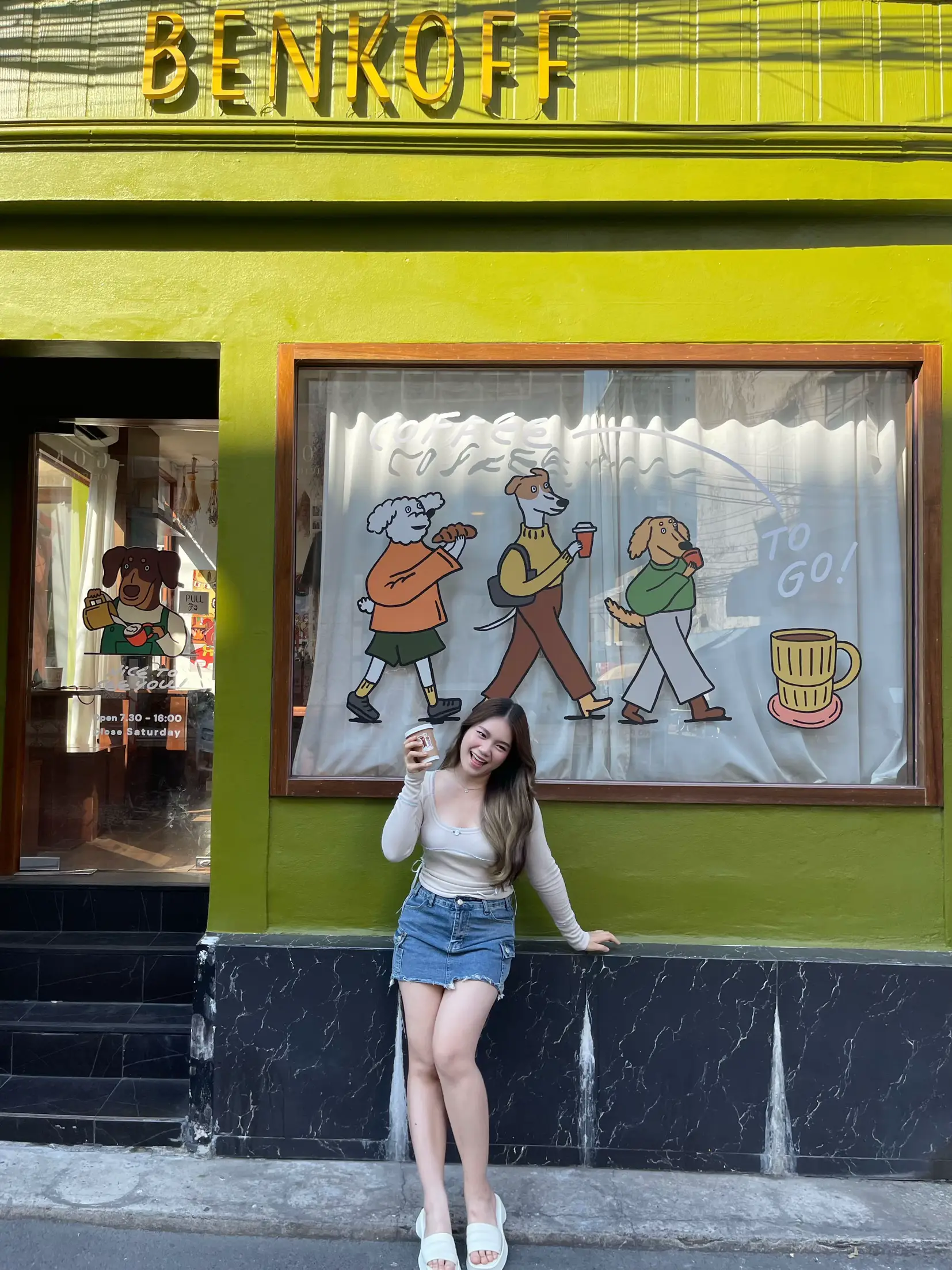 คาเฟ่น้องหมาทองหล่อ ♥ㅈ♥ BENKOFF | แกลเลอรีที่โพสต์โดย Namkangsaiiii ...