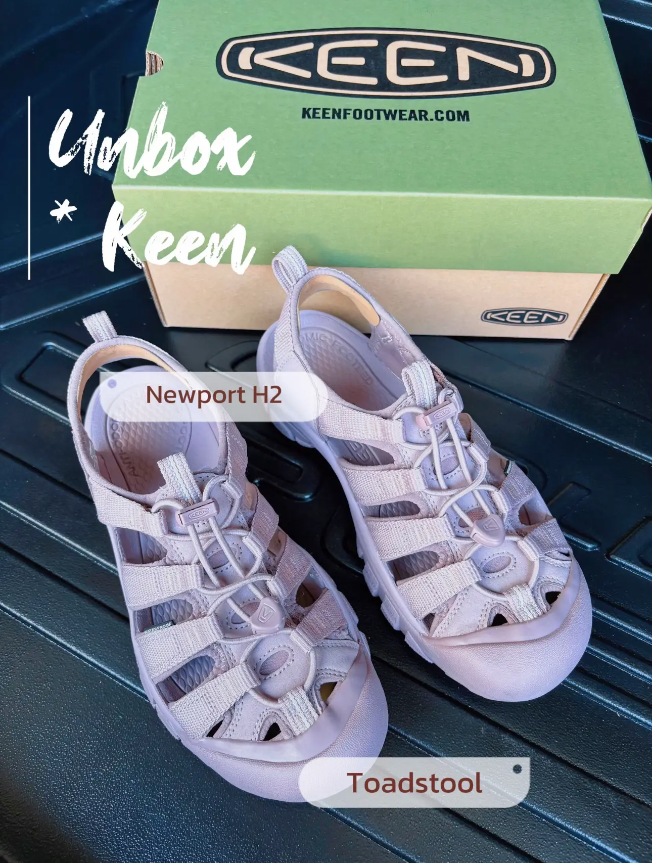 Keen Newport H2 สีใหม่น่ารักมาก!! 💜 | แกลเลอรีที่โพสต์โดย Passorn Cake 🌻 | Lemon8