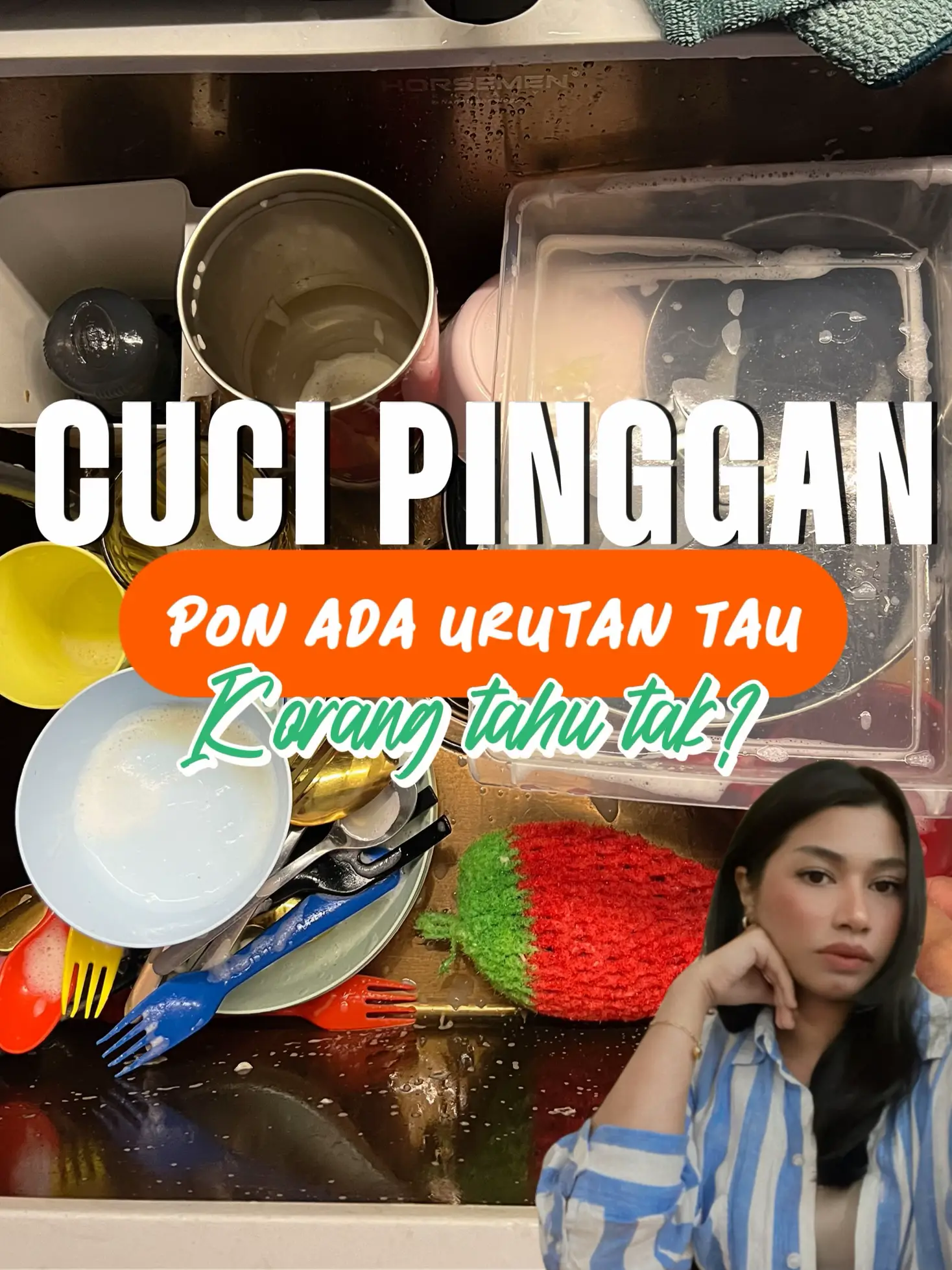 Baru Mak Mentua Sayang Korang Pandai Cuci Pinggan💓 | Galeri disiarkan ...