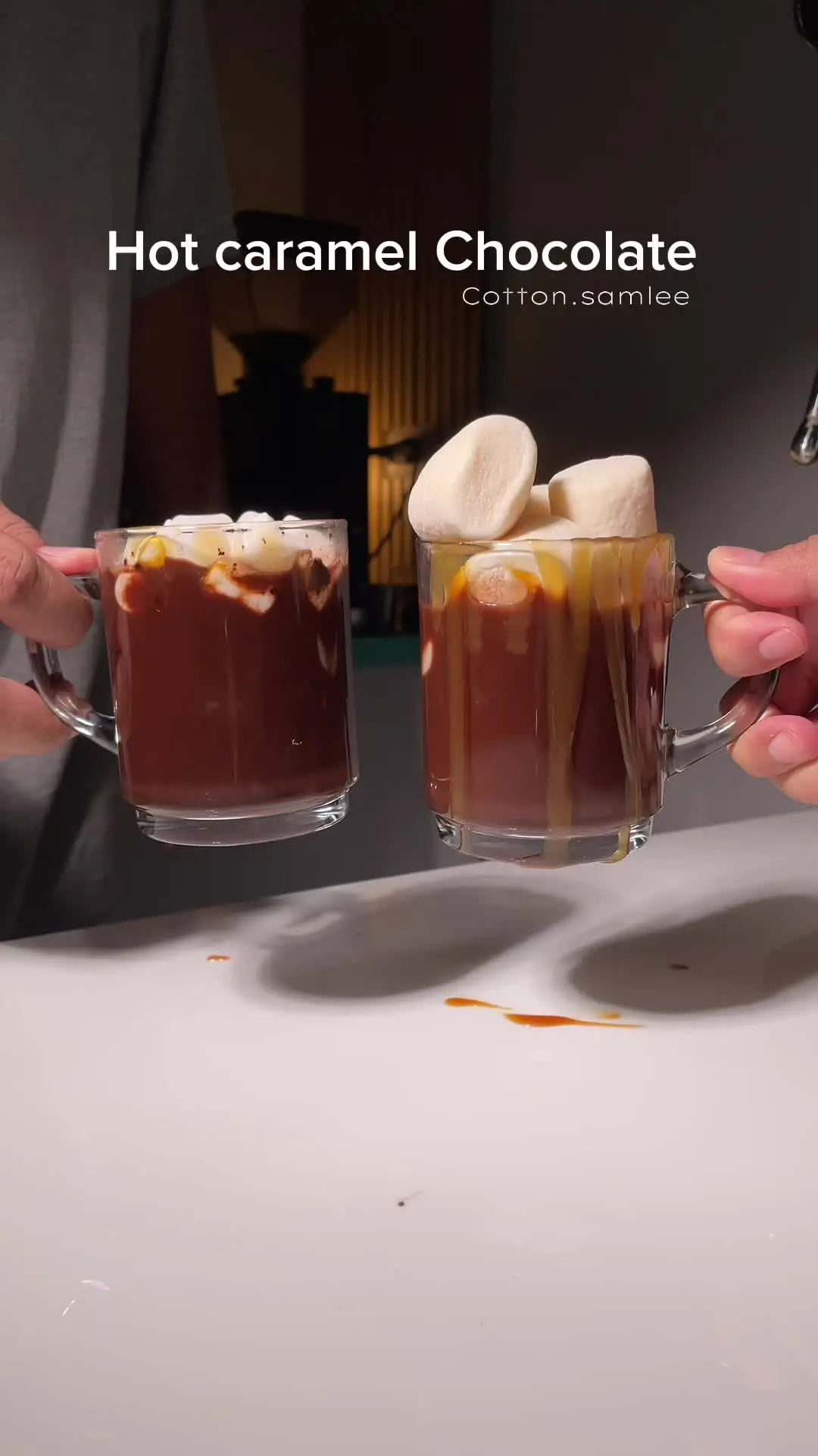 ช็อกโกแลตอุ่นๆ กับมาร์ชเมลโล ใ | วิดีโอที่เผยแพร่โดย Cotton.samlee | Lemon8