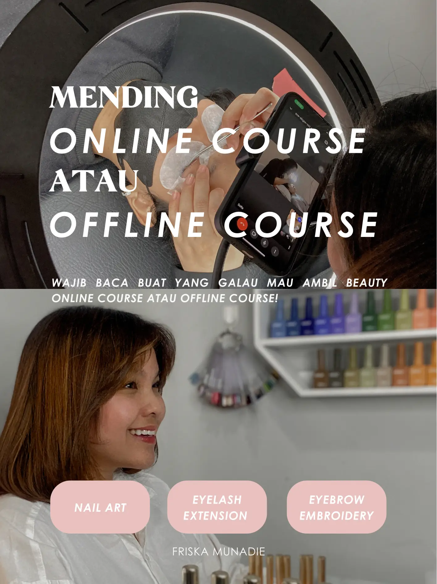Mending online / offline course?😬🤔 | Galeri diposting oleh Friska M | Lemon8
