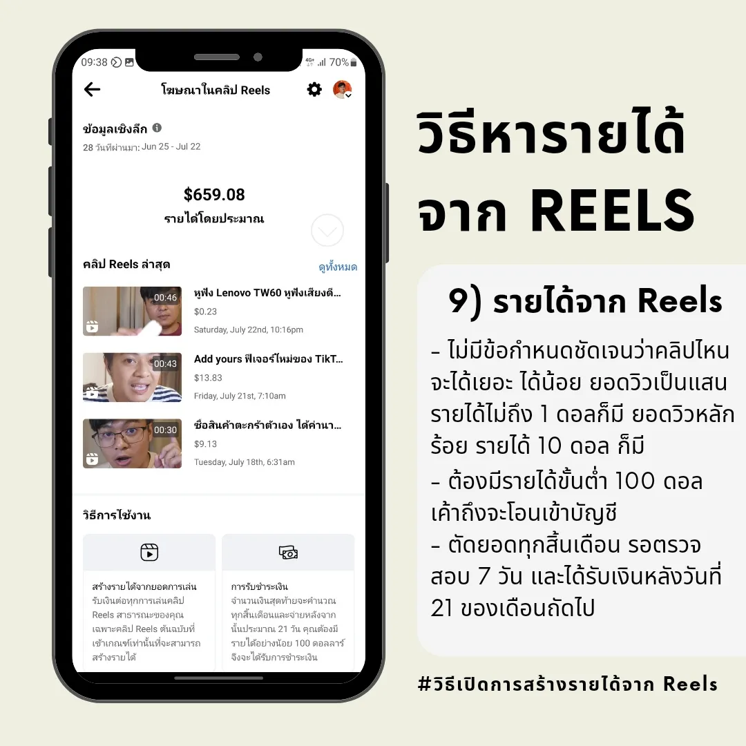 วิธีแก้ไขข้อความใน Reels Facebook - การค้นหาใน Lemon8