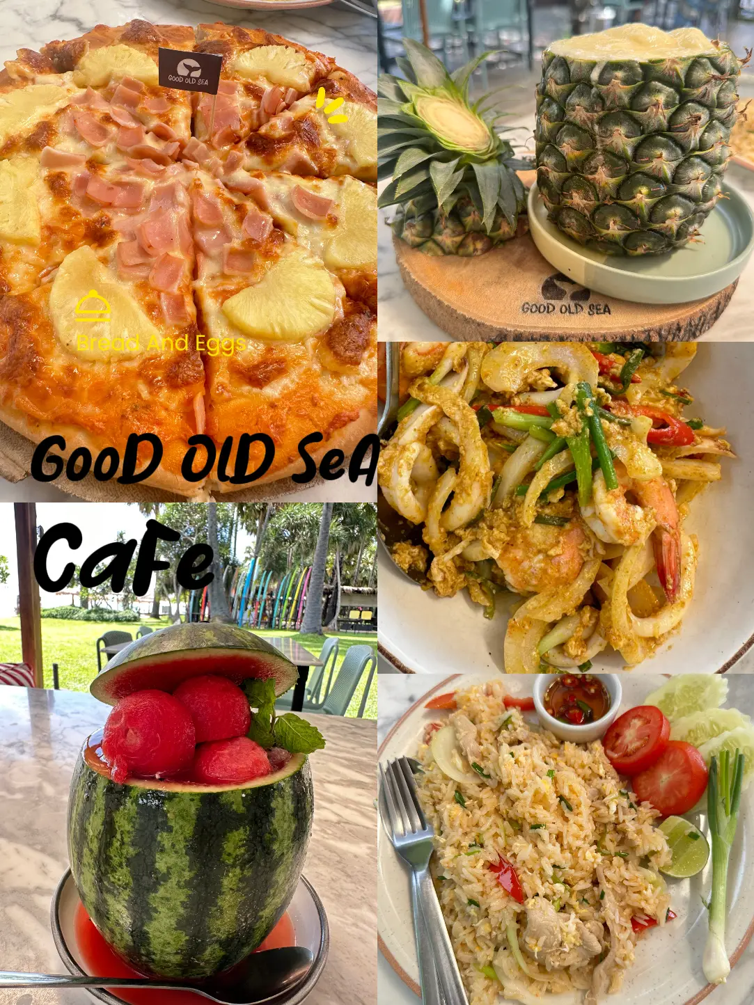 Good old sea beach cafe เป็นคาเฟ่ติดทะเล ร่มรื่น | แกลเลอรีที่โพสต์โดย ...