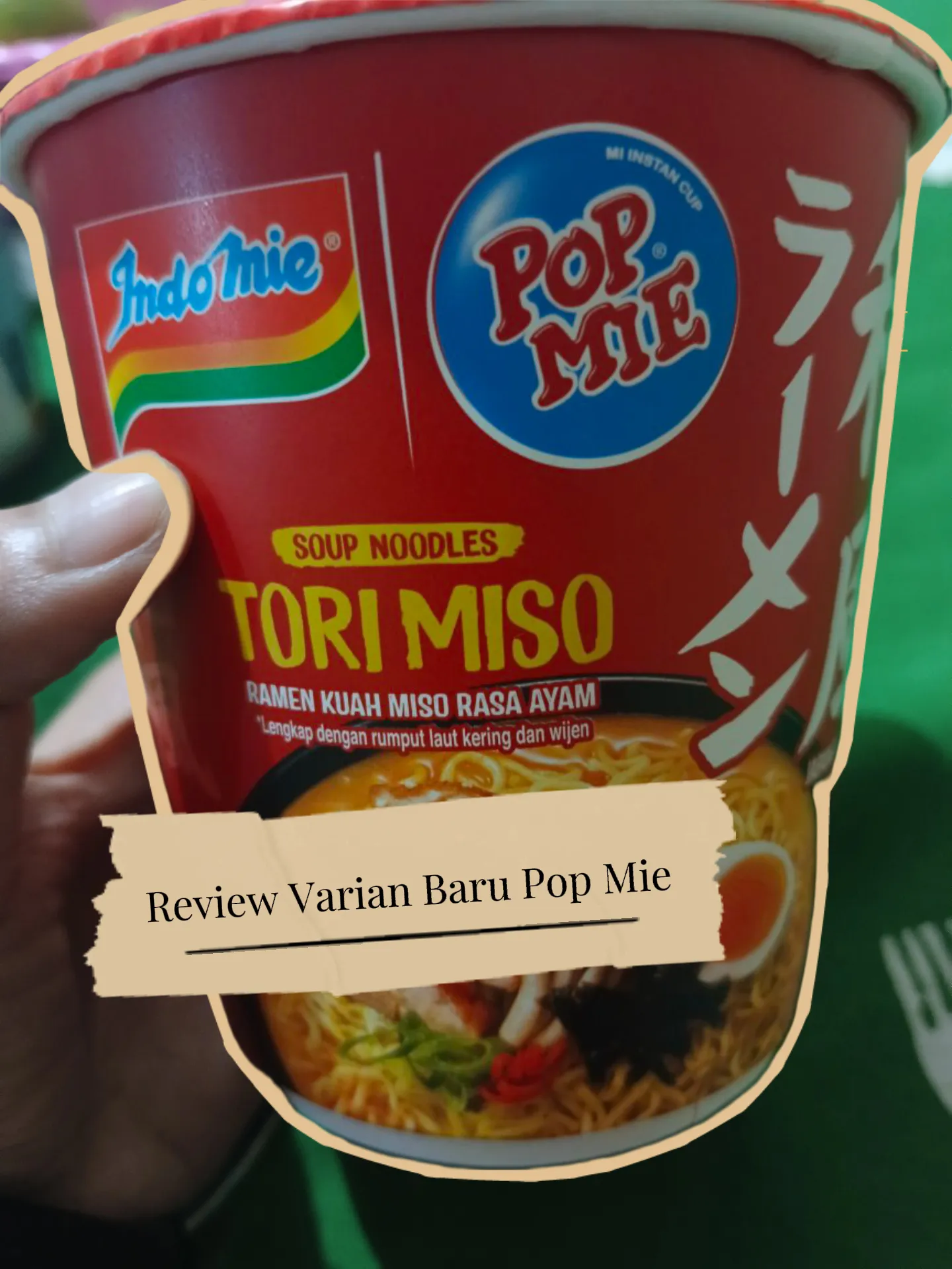Review Pop Mie Ramen Tori Miso | Galeri diposting oleh Sakura Citra ...