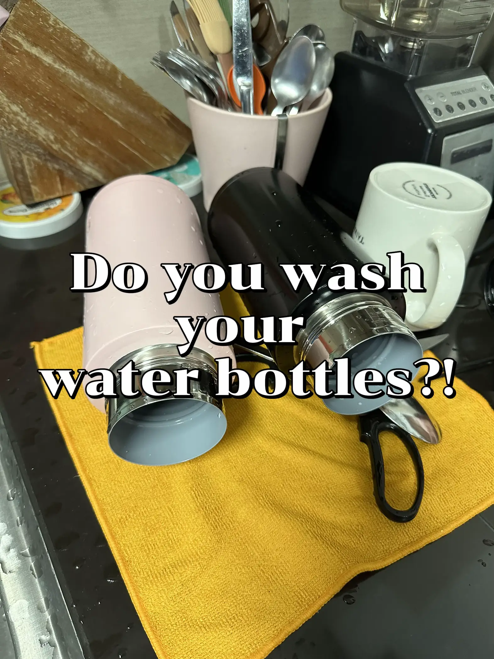 I wash my water bottles everyday after each use! | Gallery posted by 지혜 ...