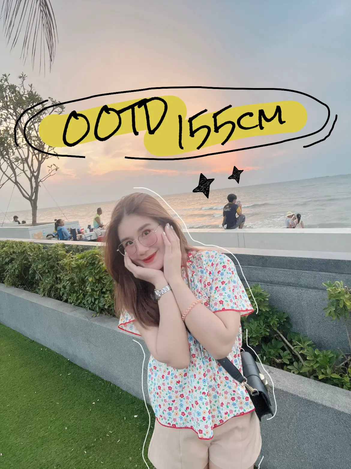 OOTD สูง 155cm แต่งตัวยังไงดี EP.2📸 | แกลเลอรีที่โพสต์โดย Joychomphu𐙚˚ | Lemon8