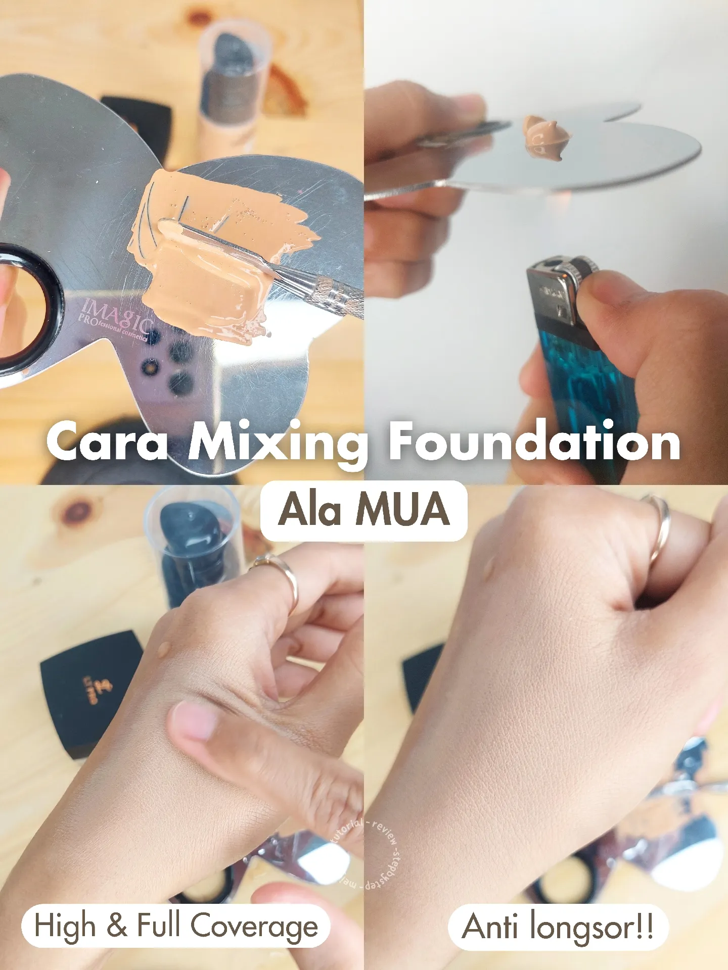 Begini Cara MUA Mix Foundation | Galeri diposting oleh meigivaa | Lemon8