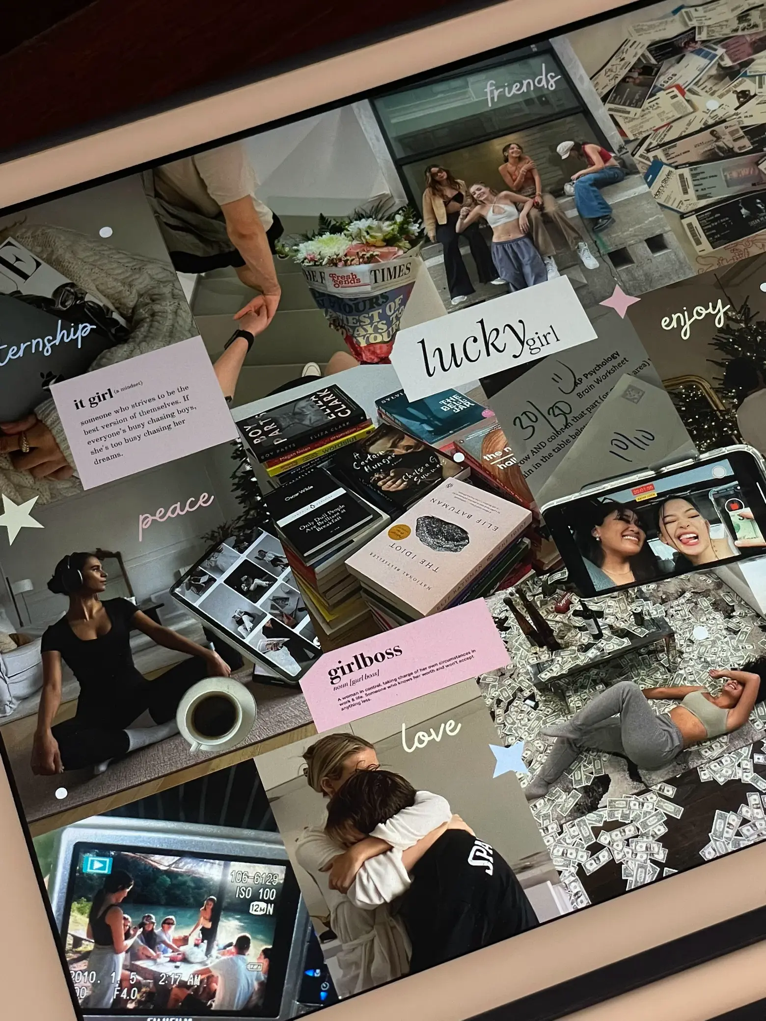 𓍲 manifest ตั้งเป้าหมายด้วย vision board ver.2024 💒 | แกลเลอรีที่โพสต์ ...