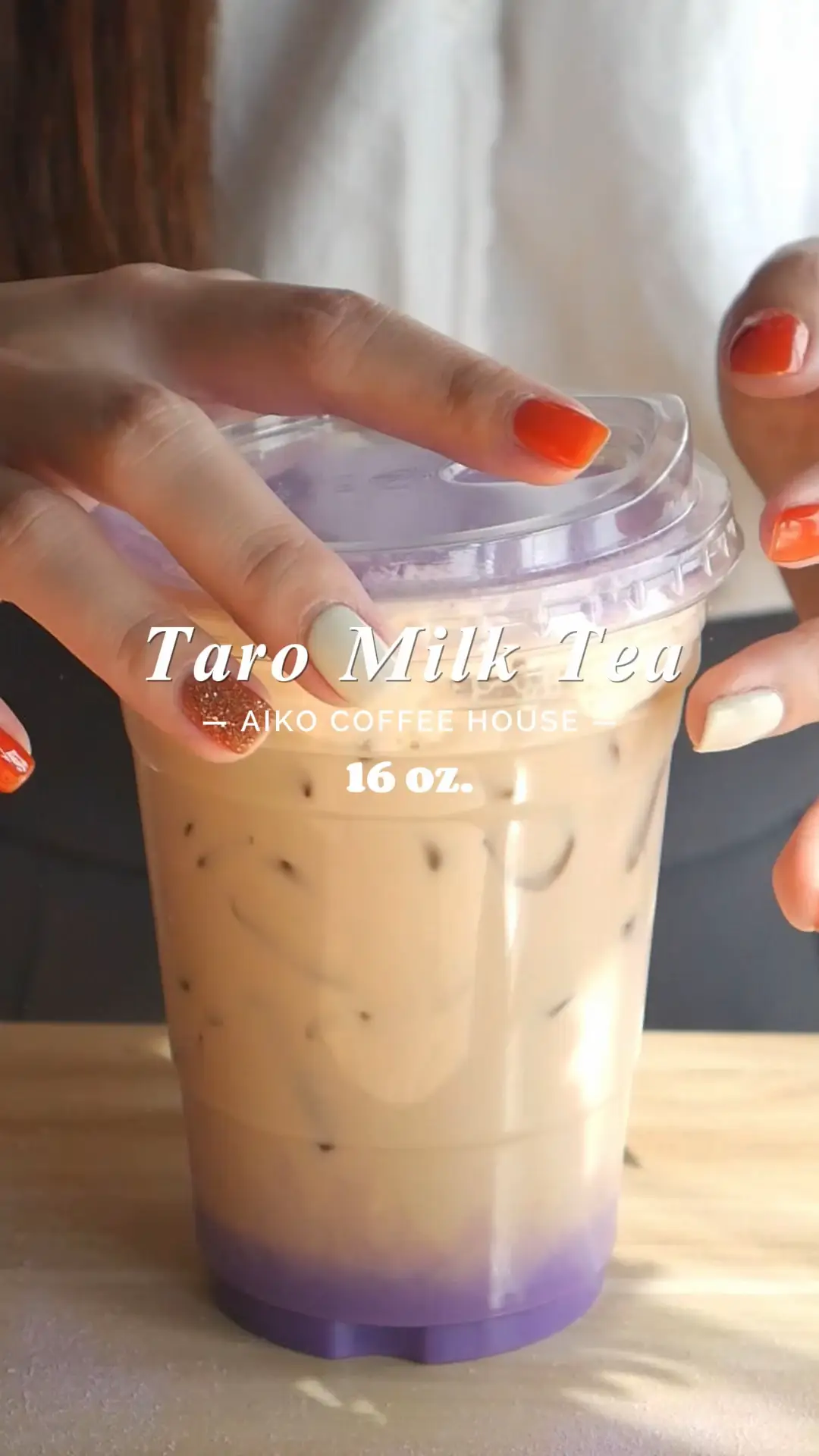Taro Milk Tea 🍠🧋 | วิดีโอที่เผยแพร่โดย aiko.coffee | Lemon8