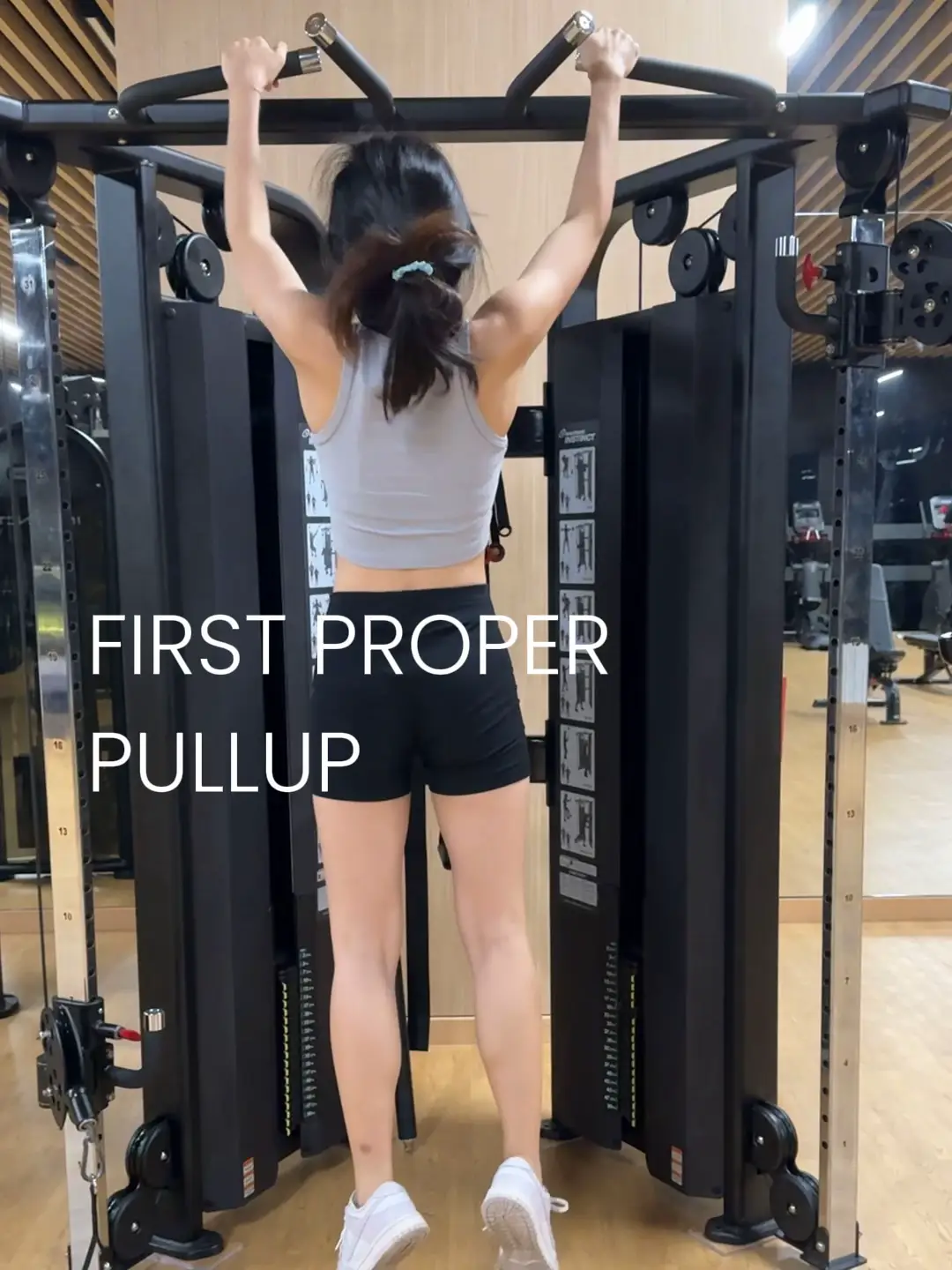 my first proper pullup~ | Video published by laura meg | Lemon8